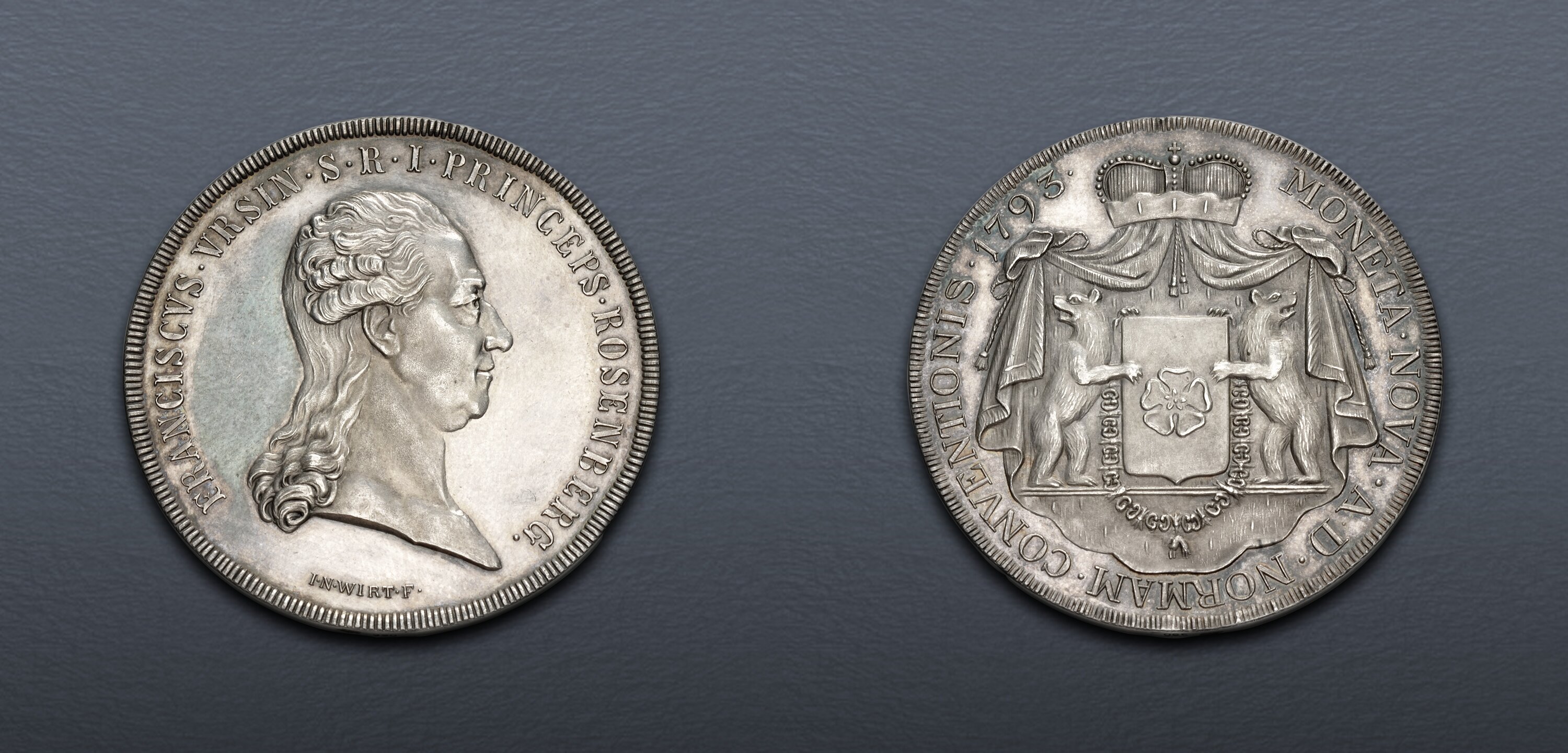 AUSTRIA, Orsini-Rosenberg (Principality). Franz Ursini. 1794-1832. AR ...