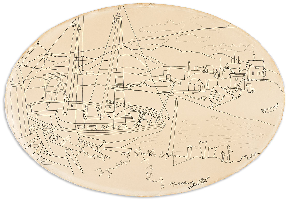 ILYA BOLOTOWSKY (1907-1981) Nome, Alaska. | Swann Galleries App