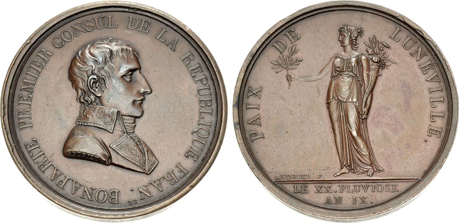 FRANCE, First Republic. Consulat. Napoléon Bonaparte. Premier Consul ...