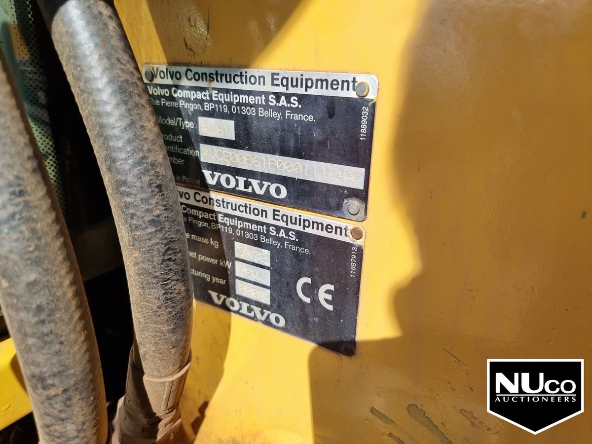 VOLVO BL61 4X4 TLB - BUILT UP | NUco Auctioneers