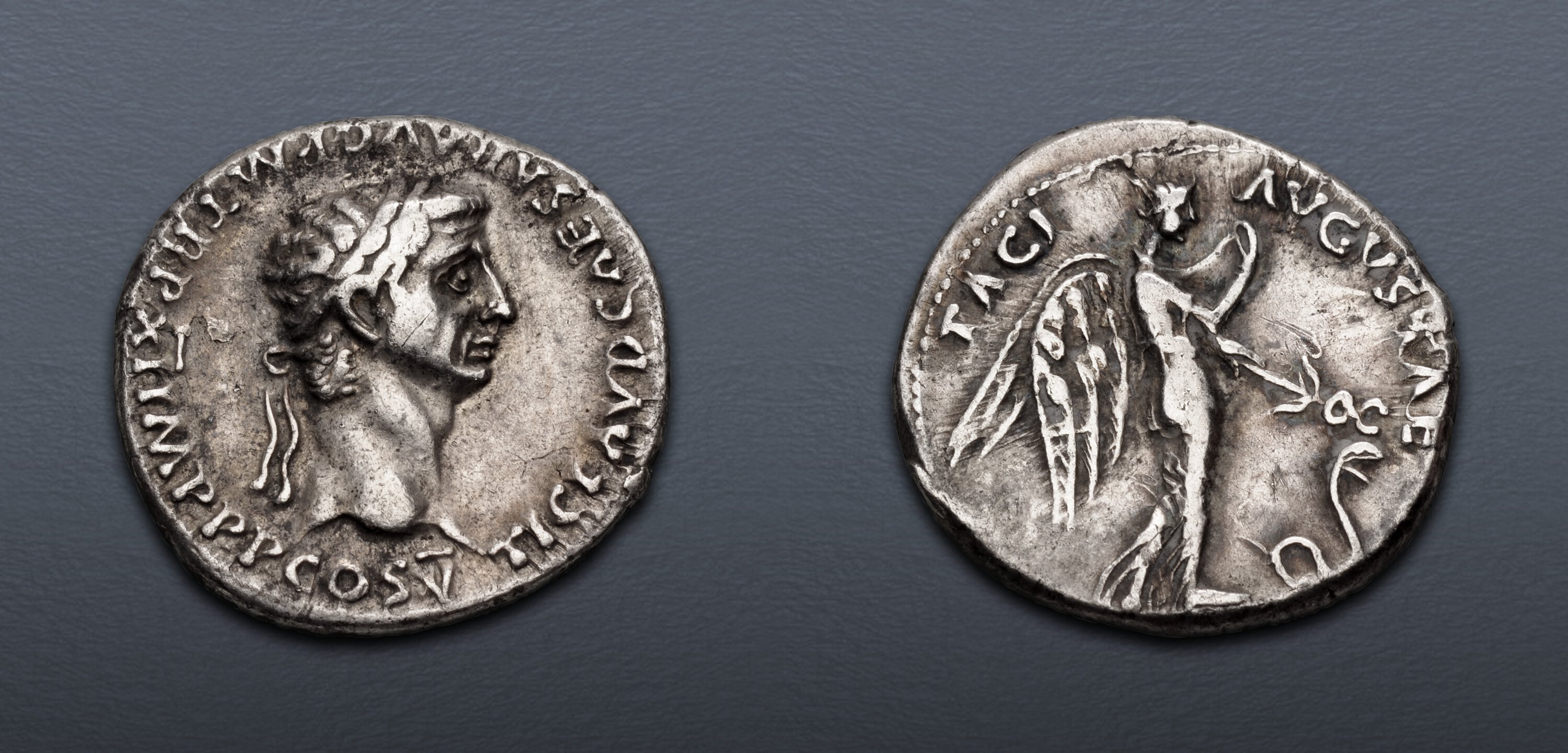 Claudius. AD 41-54. AR Denarius (19mm, 3.67 g, 6h). | Classical ...
