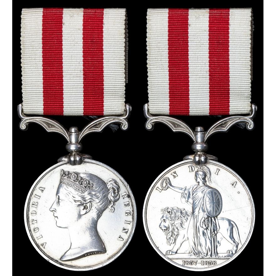 Indian Mutiny 1857-58, no clasp (Wm Johnson, 1st Bombay Eurn Fusrs), light contact marks very f ...