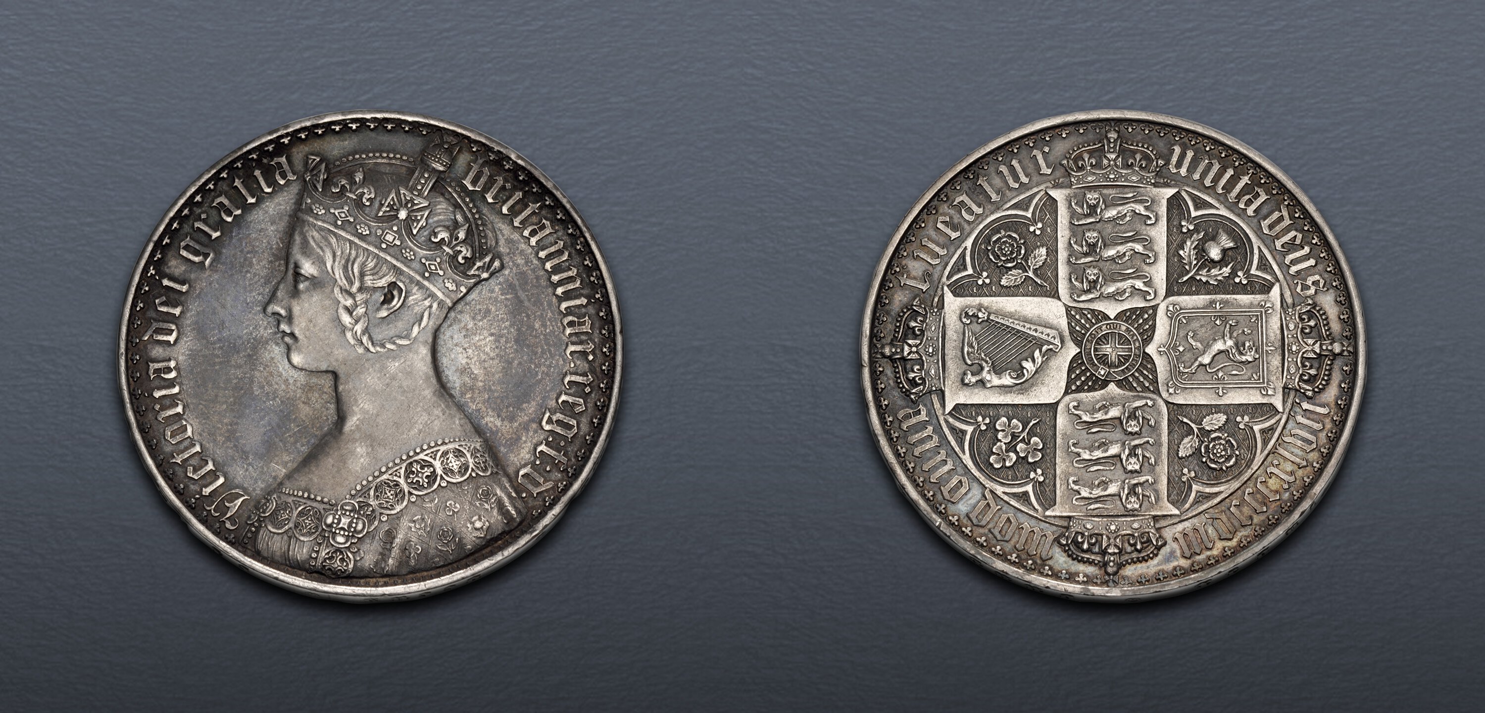 HANOVER. Victoria. 1837-1901. Proof AR Crown. Dated 1847 and RY ...