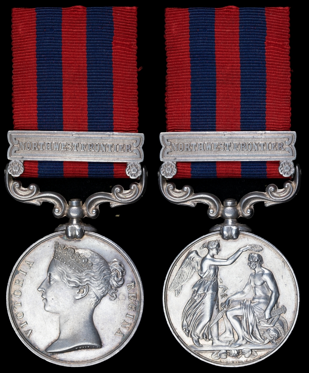 India General Service 1854-95, 1 clasp, Northwest Frontier (461 Pte. J ...