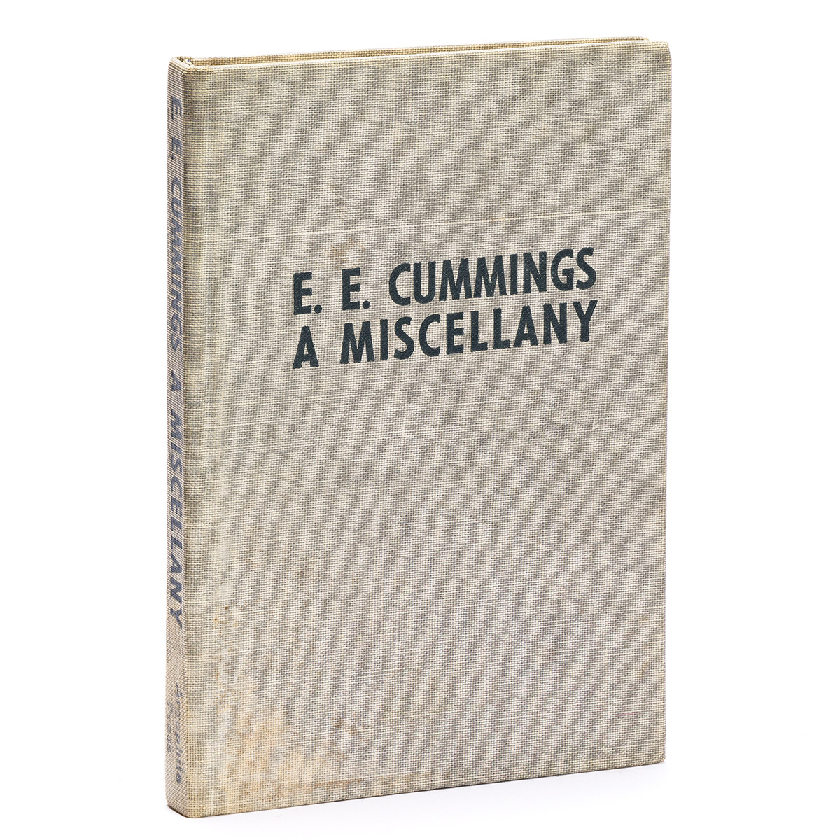 CUMMINGS, E.E. A Miscellany. | Swann Galleries App