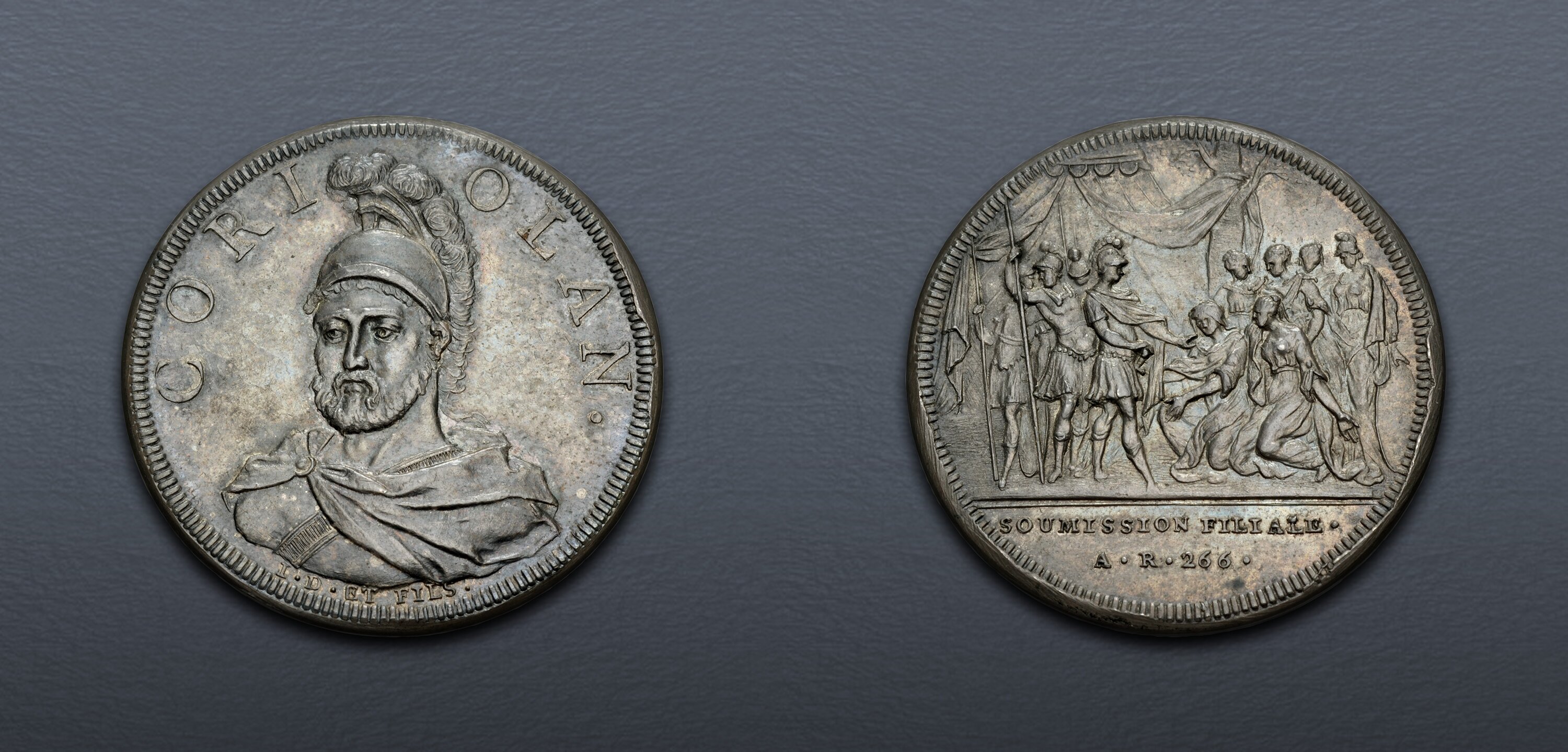 ANCIENT THEMES, Roman Republican. Coriolanus / Entreaty of Veturia and ...