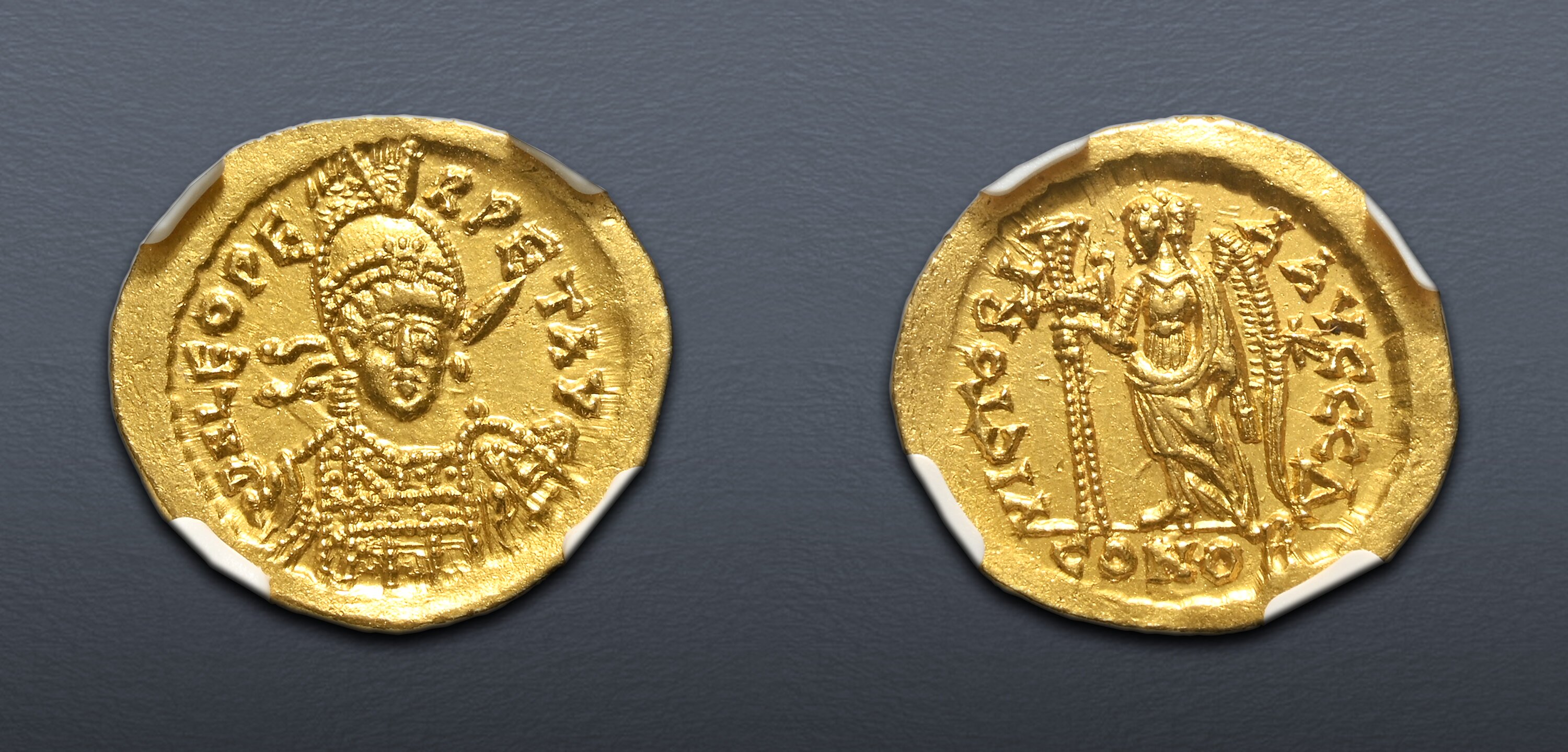 Leo I. AD 457-474. AV Solidus (20mm, 4.42 g, 6h). Constantinople mint ...