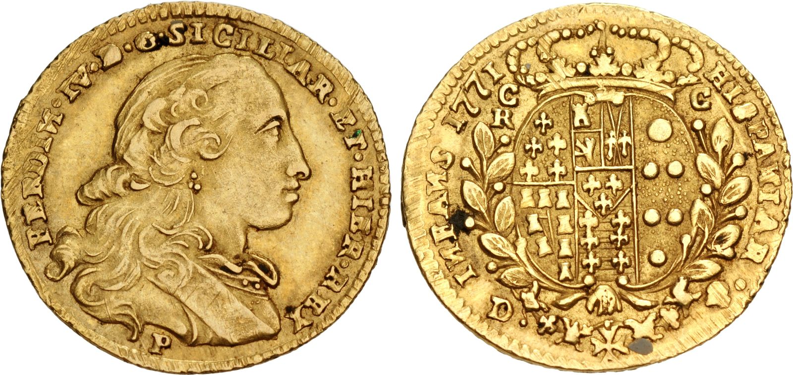 ITALY, Napoli (Kingdom). Ferdinando IV di Borbone. First reign, 1759 ...
