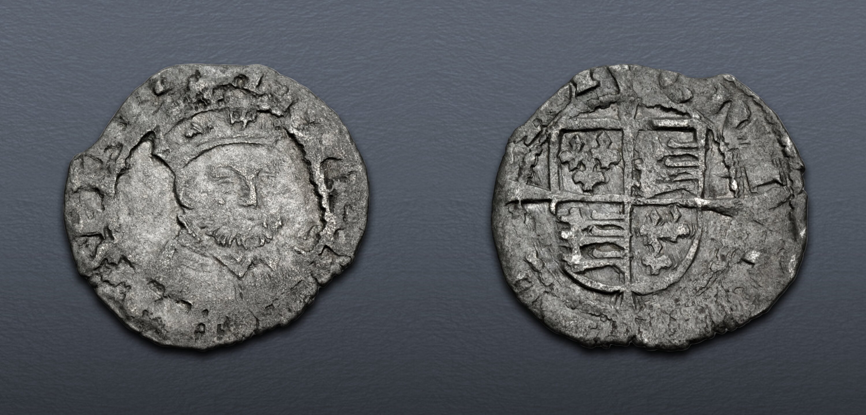 TUDOR. Edward VI. 1547-1553. AR Penny (14mm, 0.42 g, 2h). Tower (London ...