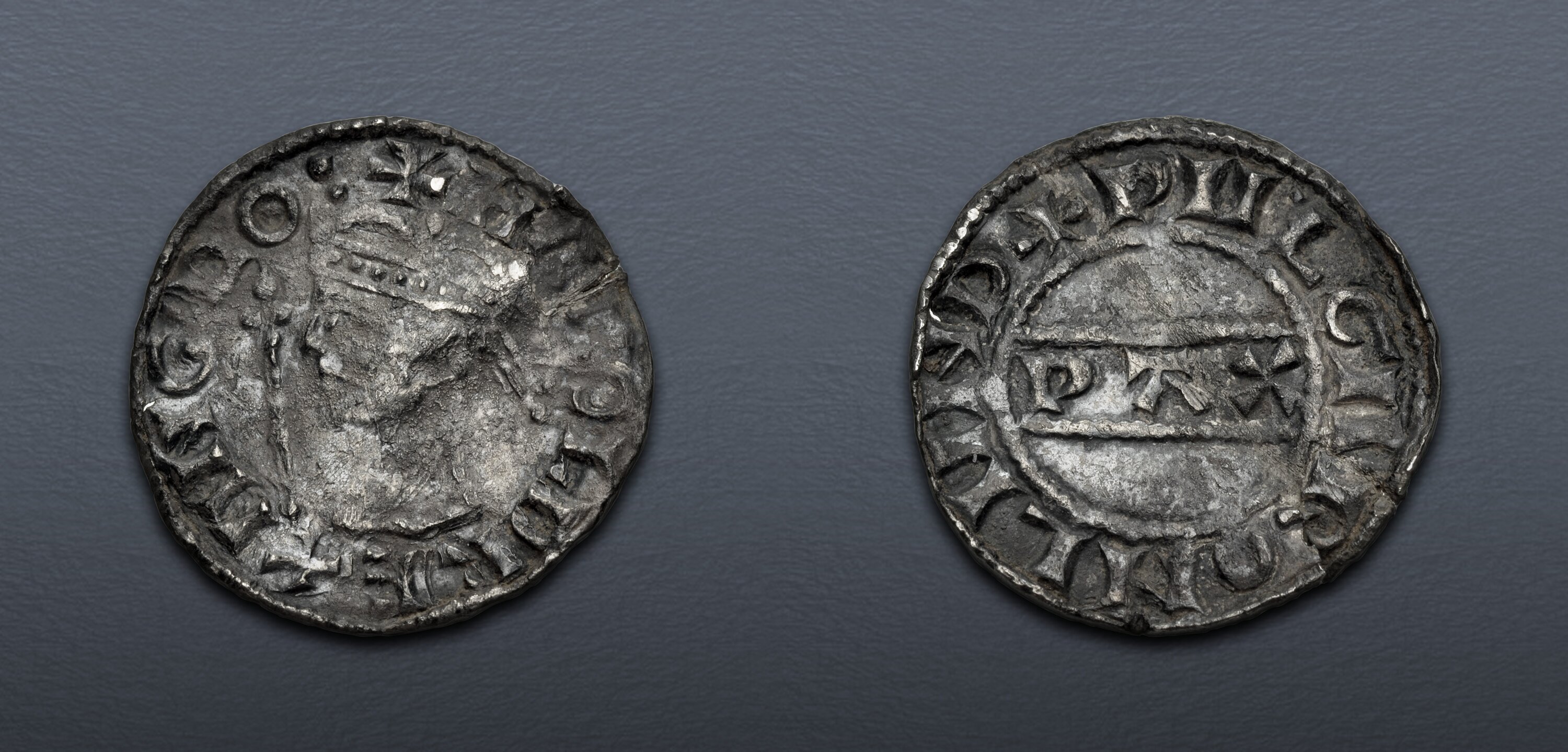 ANGLO-SAXON, Kings of All England. Harold II. 1066. AR Penny (19mm, 1. ...