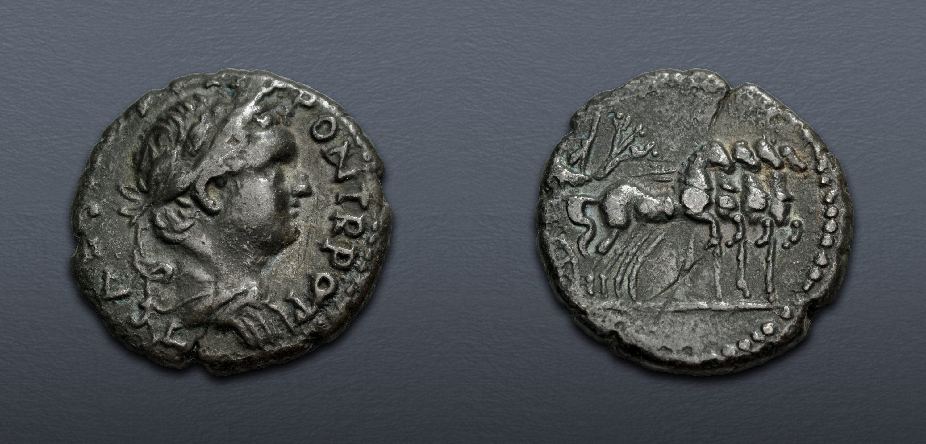 Titus. As Caesar, AD 69-79. AR Denarius (16mm, 2.74 g, 5h). “Judaea ...