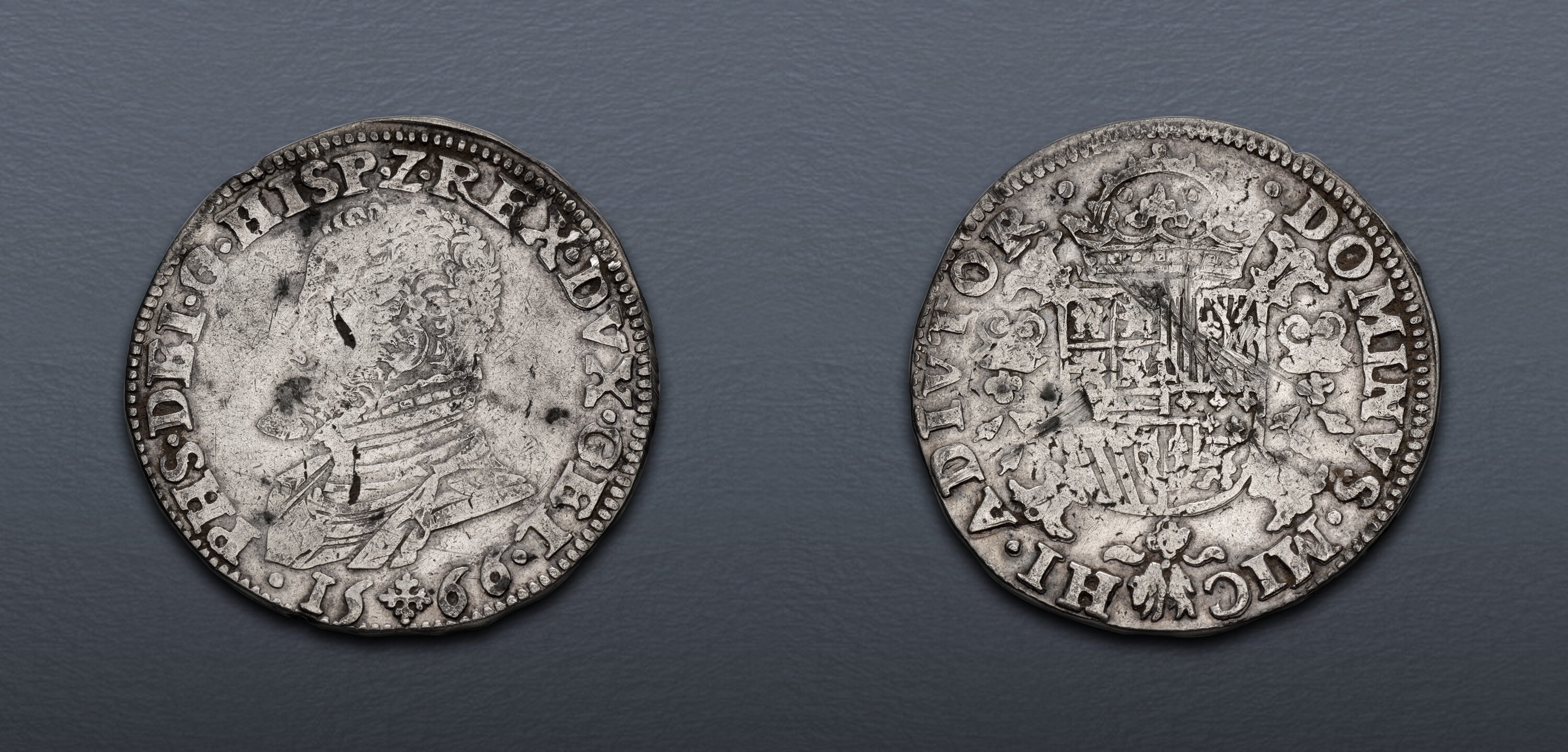 LOW COUNTRIES, Spanish Netherlands. Filips II van Spanje. 1555-1598. AR ...