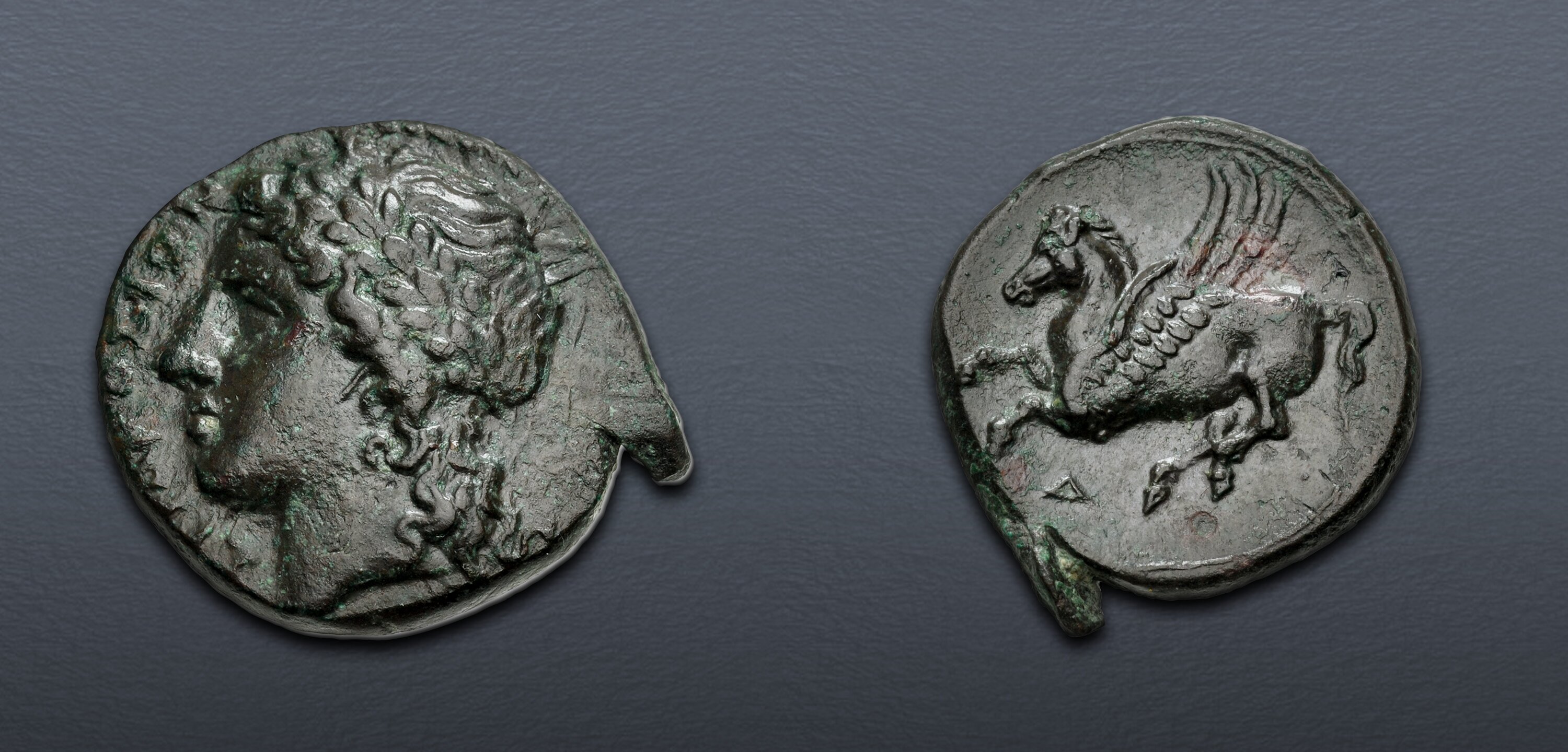 SICILY, Syracuse. Timoleon and the Third Democracy. 344-317 BC. Æ (20mm ...