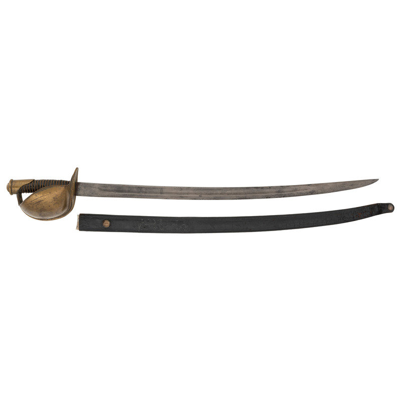 US Model 1860 Naval Cutlass with Scabbard | Hindman Auctions