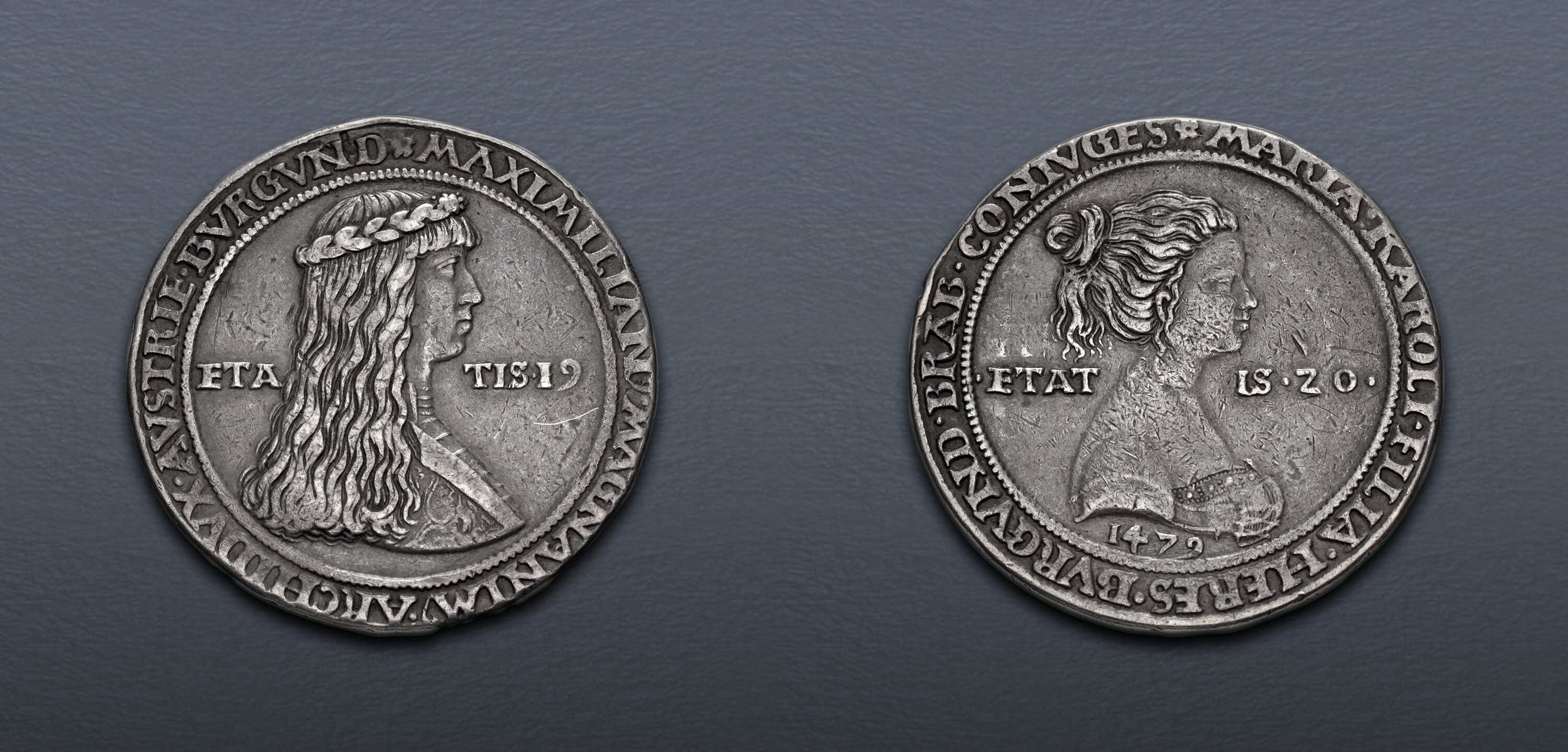 AUSTRIA, Holy Roman Empire. Maximilian I, with Mary of Burgundy. As Duke and Duchess of Burgundy ...