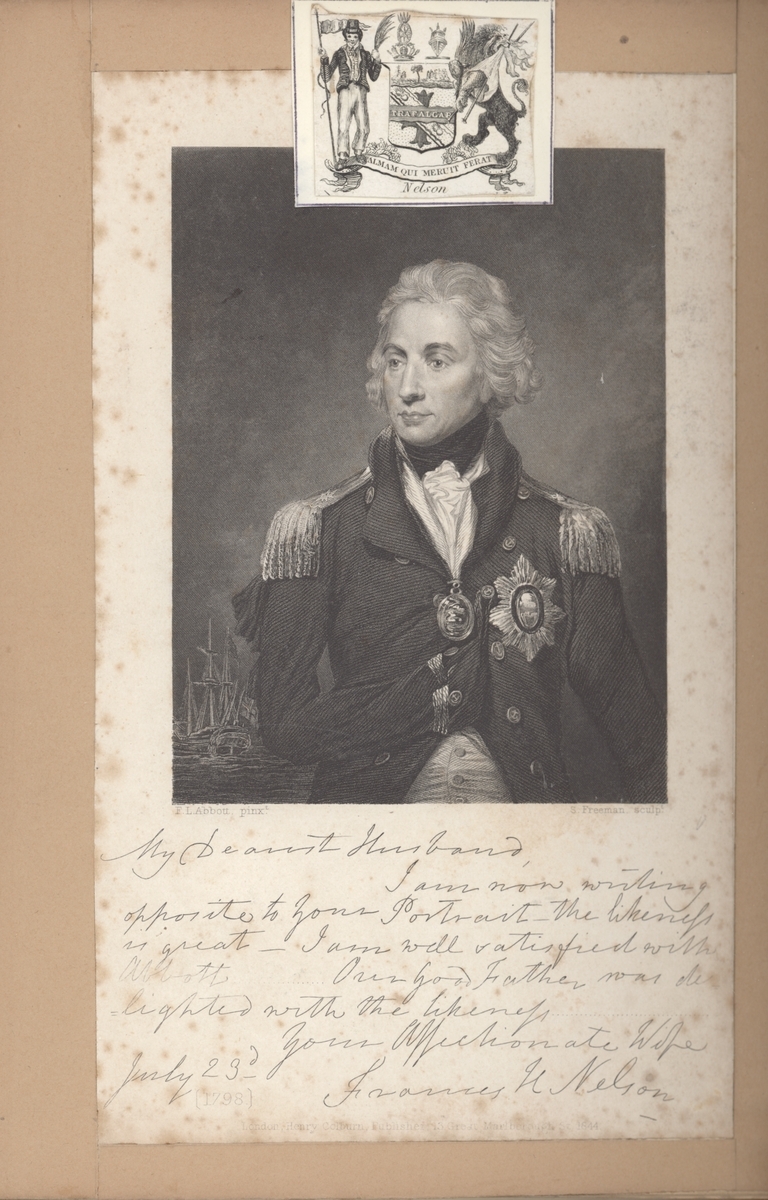 Great Britain Autograph album Admiral Lord Nelson (1758-1805) 1805 ...