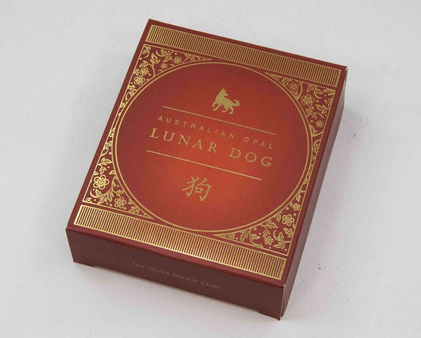 Proof One Ounce 2018 Year of the Dog Lunar Opal Series | Downies ...