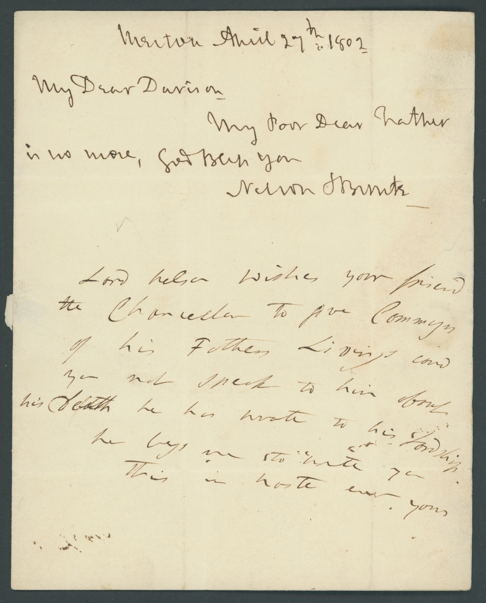 French Revolutionary and Napoleonic Wars Admiral Horatio Lord Nelson ...