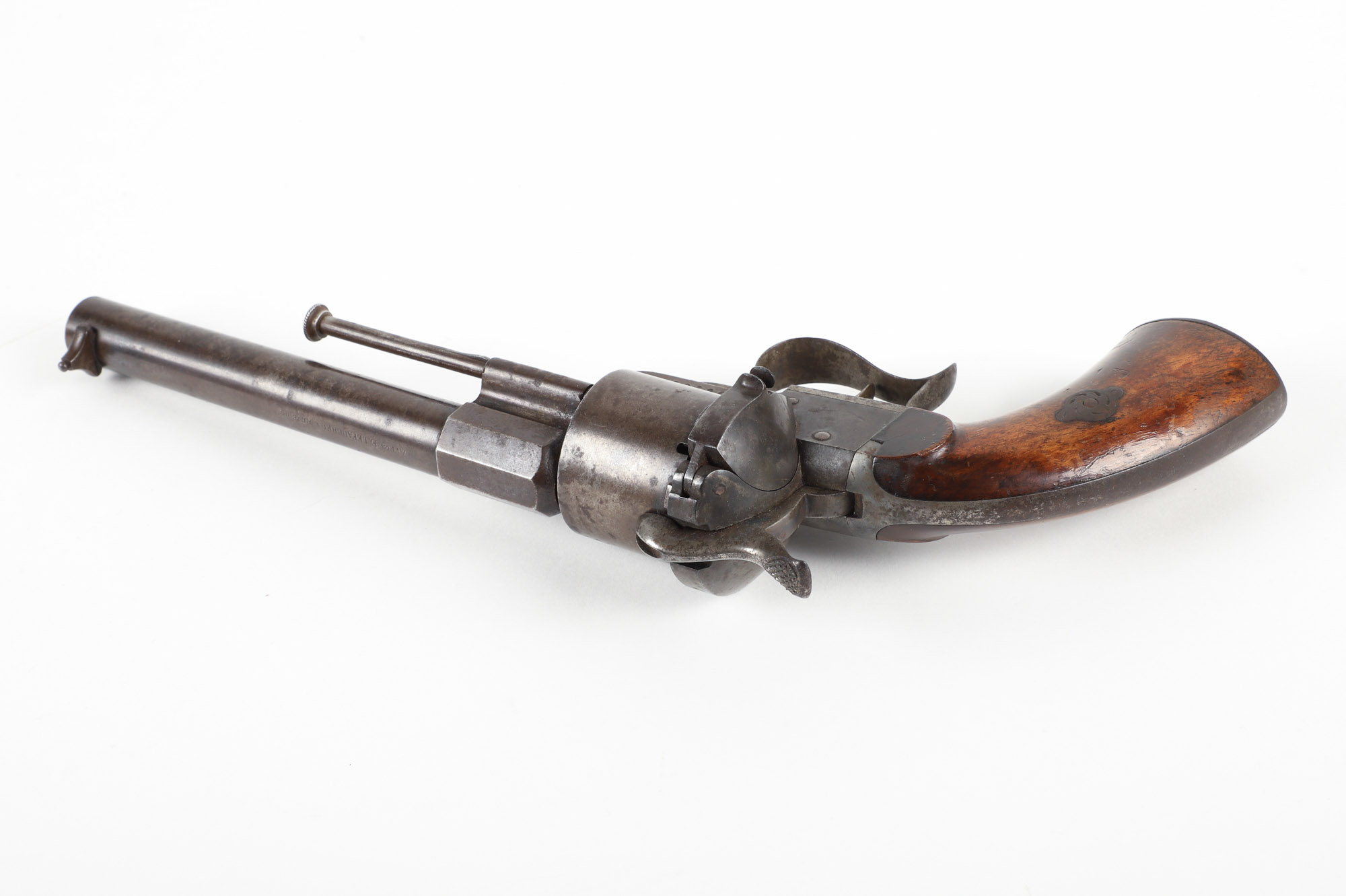 Lefaucheux M1854 Pinfire Revolver in U.S. Union Army Purchase Range ...