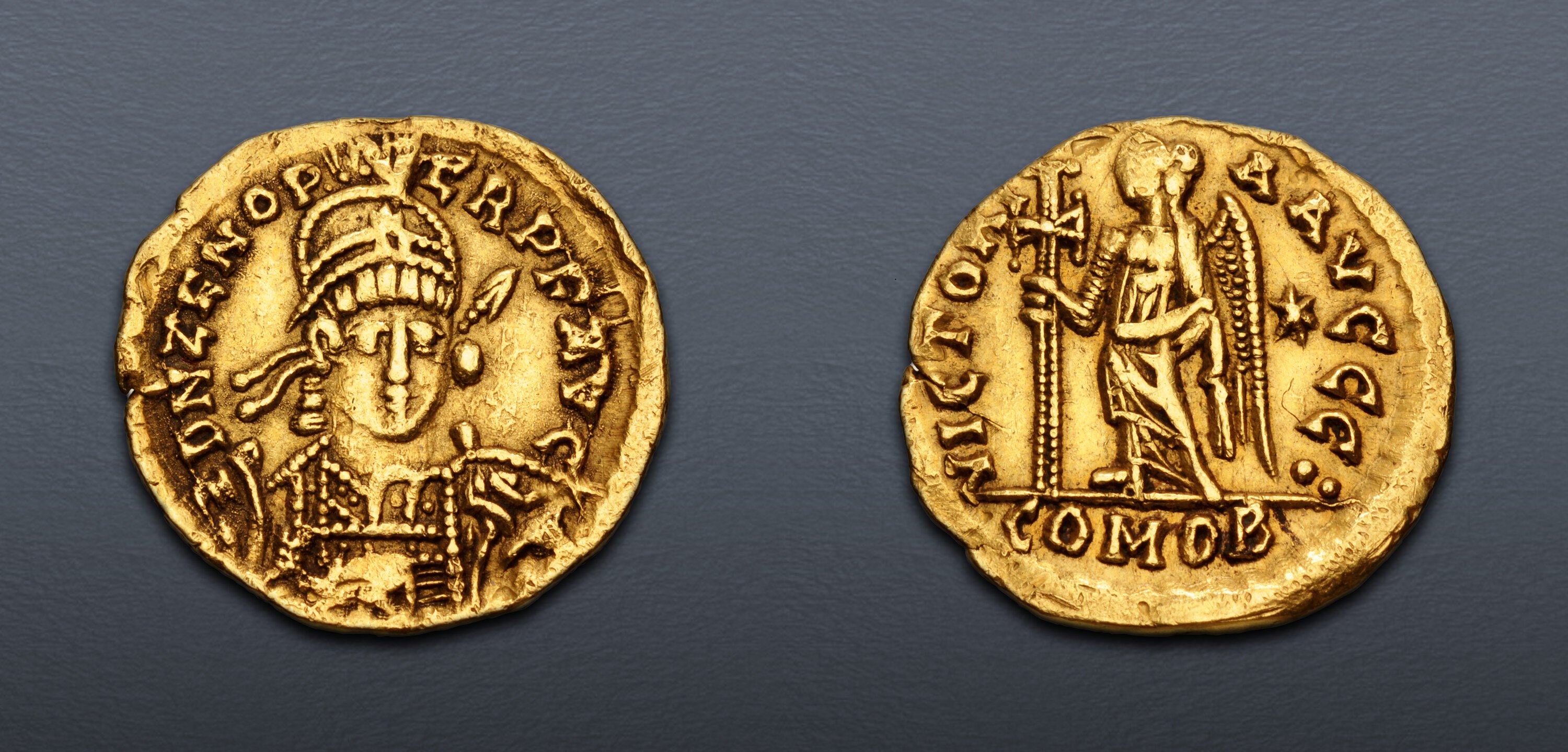Odovacar. King, AD 476-493. AV Solidus (21.5mm, 4.37 g, 6h). In the ...