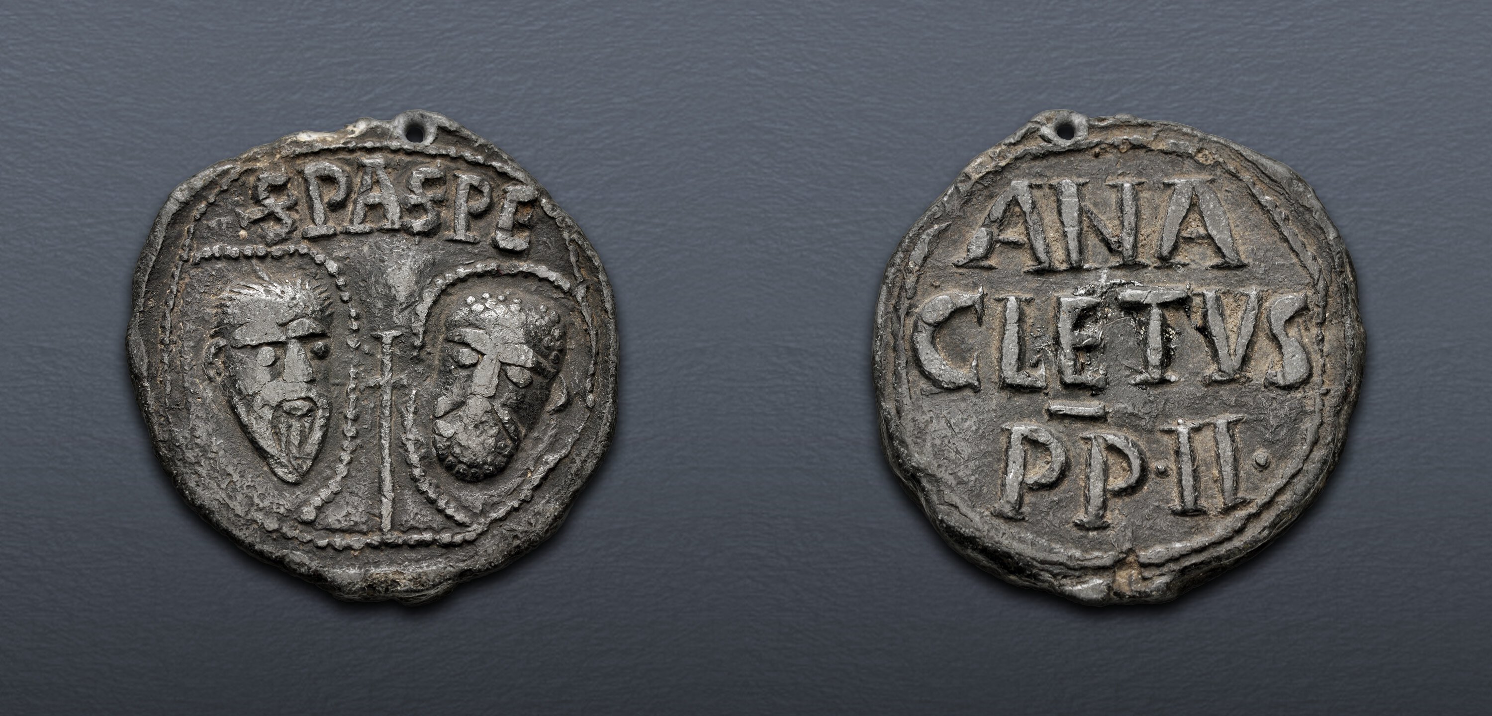 ITALY, Papal (Papal state). Anacletus II. Antipope, 1130-1138. PB Bulla ...