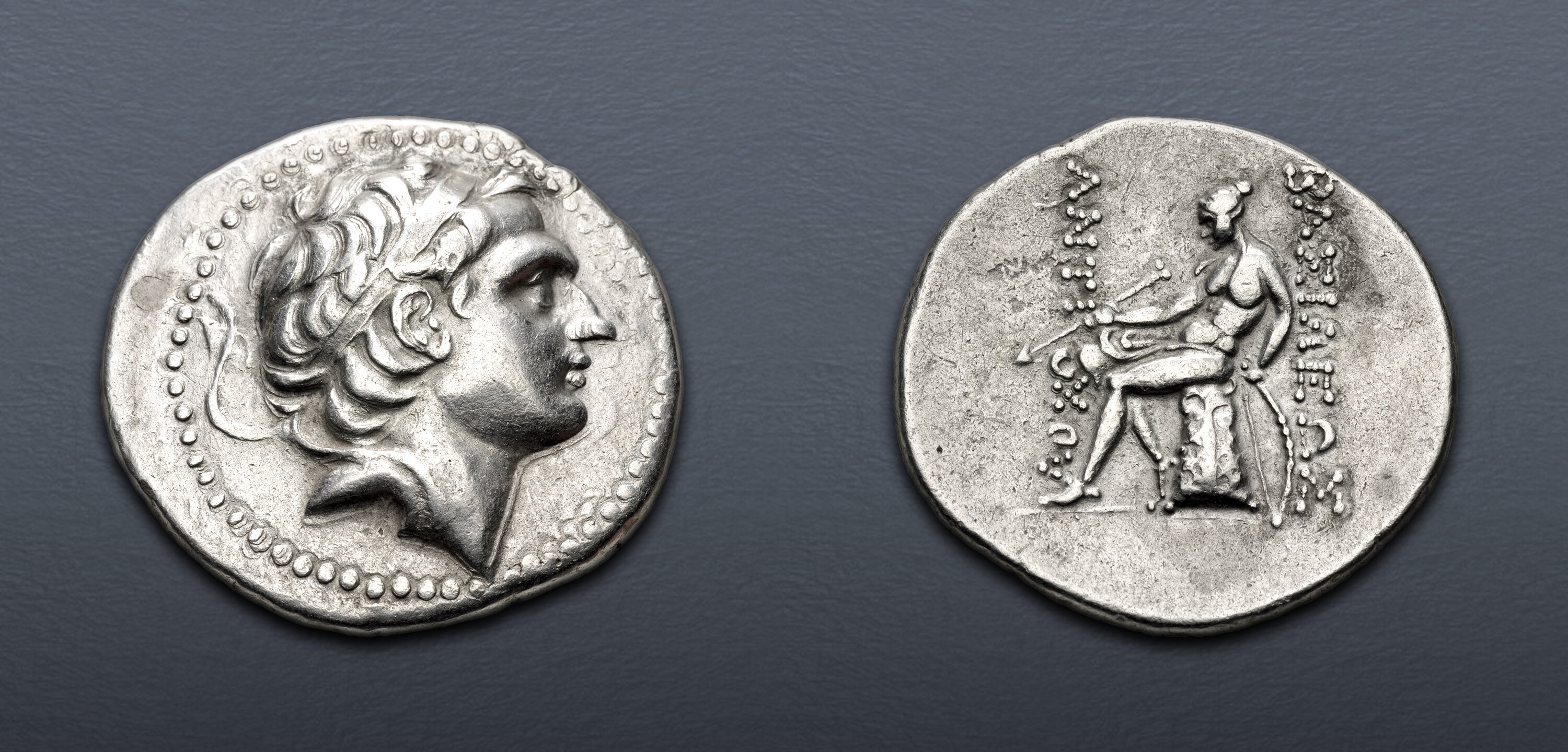 SELEUKID EMPIRE. Antiochos III ‘the Great’. 222-187 BC. AR Tetradrachm ...