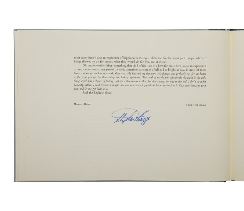 [KING, Stephen (b. 1947), contributor]. Lord John Signatures. With an ...