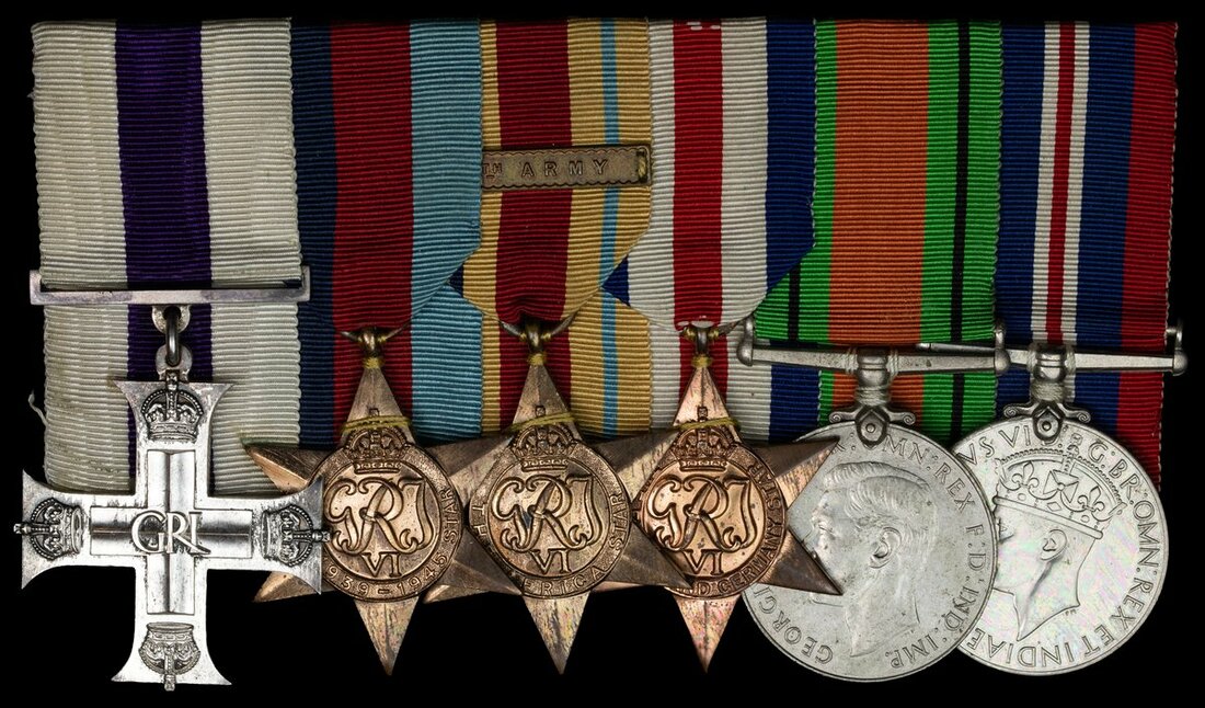 The 'Operation Clipper' 1945 M.C. group of six attributed to Major R. W ...