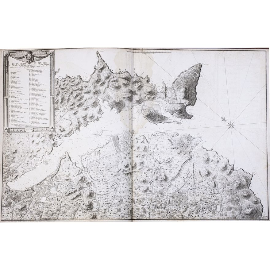 ADMIRAL LORD NELSON'S PRIZE SPANISH CHART BOOK CONSULTED IN HMS VICTORY ...