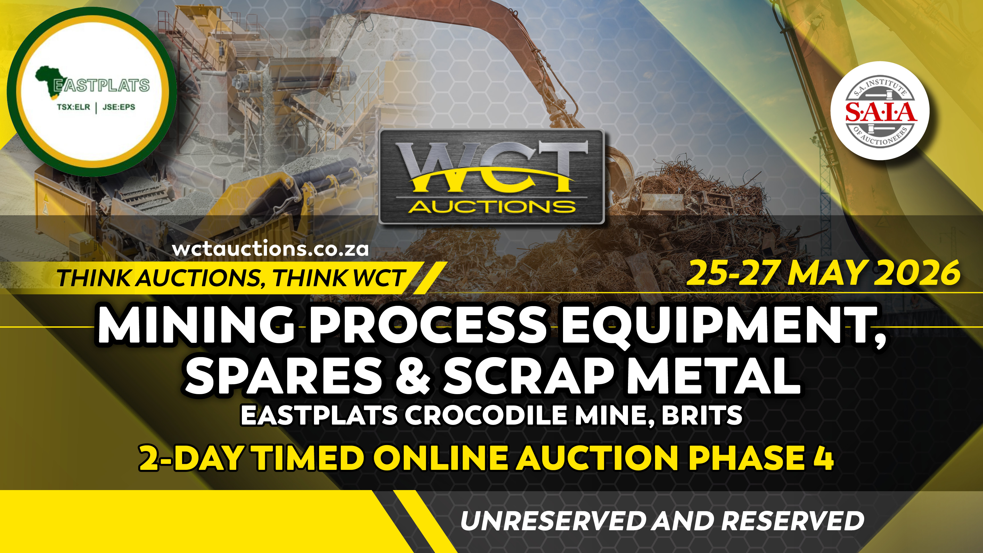EASTPLATS MINING PROCESS EQUIPMENT, SPARES AND SCRAP METAL TIMED ONLINE ...