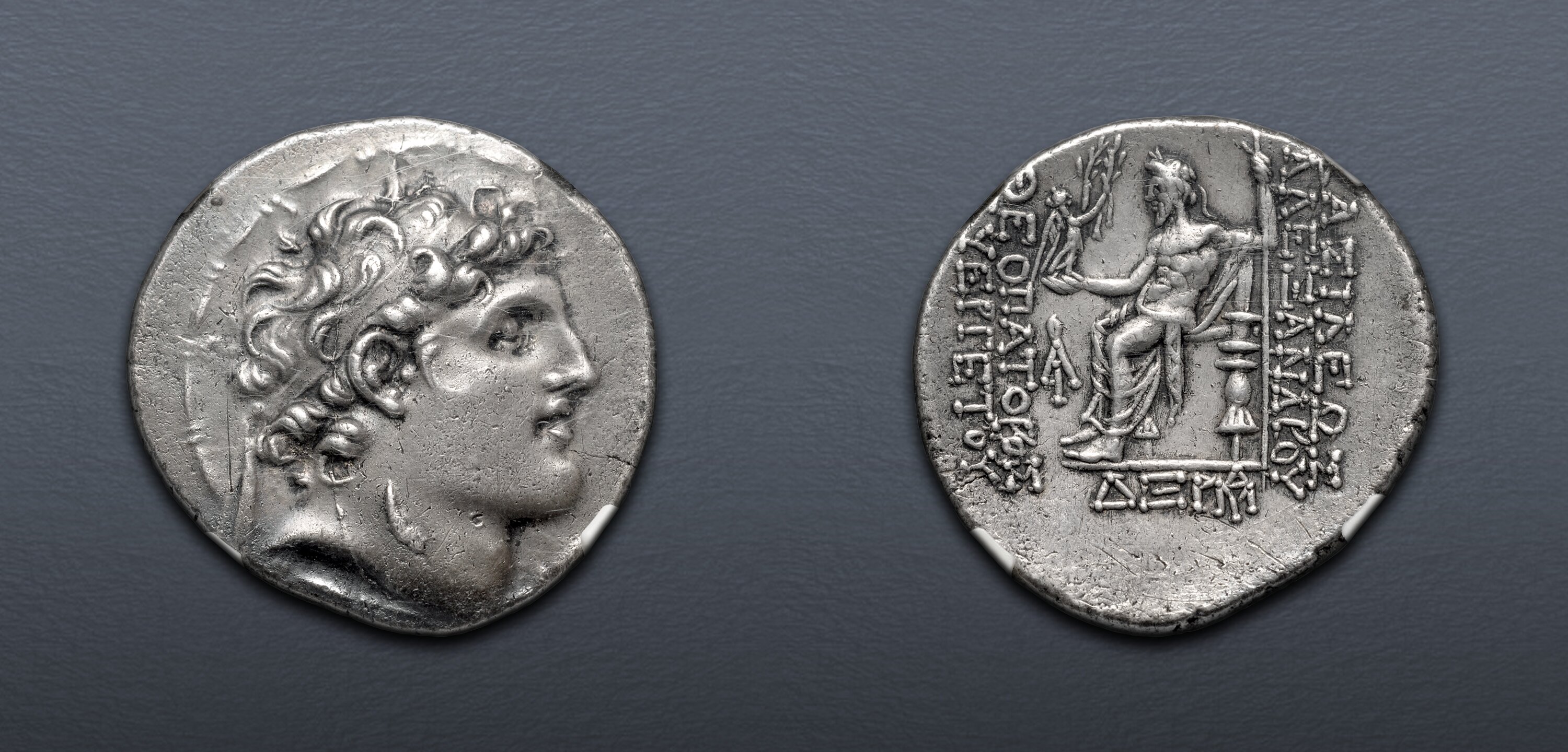 SELEUKID EMPIRE. Alexander I Balas. 152-145 BC. AR Tetradrachm (31mm ...
