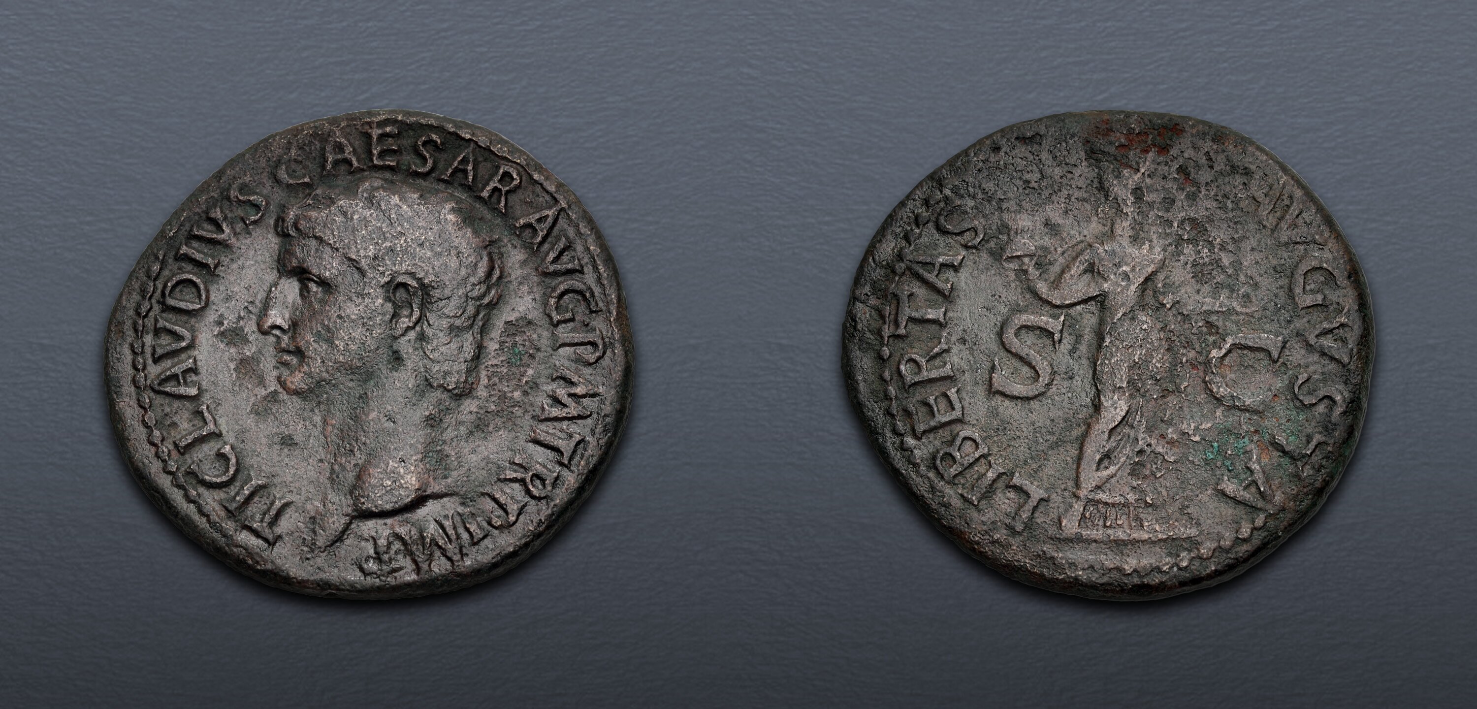 Claudius. AD 41-54. Æ As (29.5mm, 11.09 g, 6h). Rome mint. Struck AD 41 ...