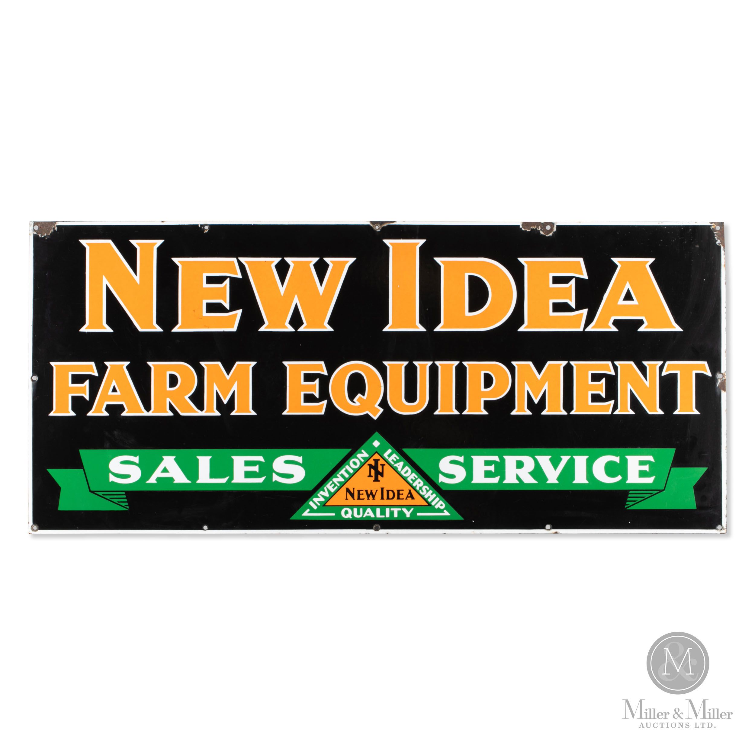 New Idea Farm Equipment Dealer Sign | Barnebys