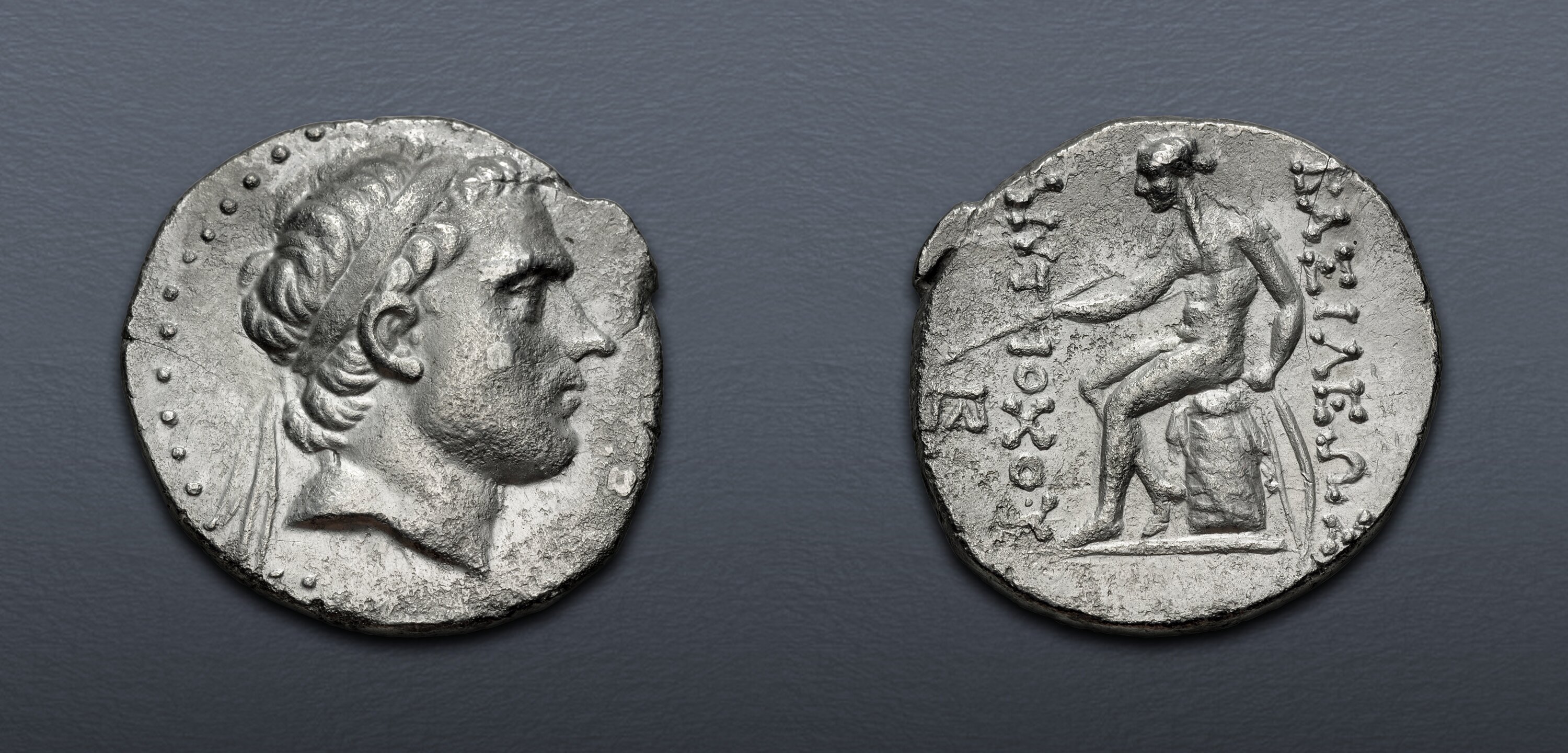 SELEUKID EMPIRE. Antiochos III ‘the Great’. 222-187 BC. AR Tetradrachm ...