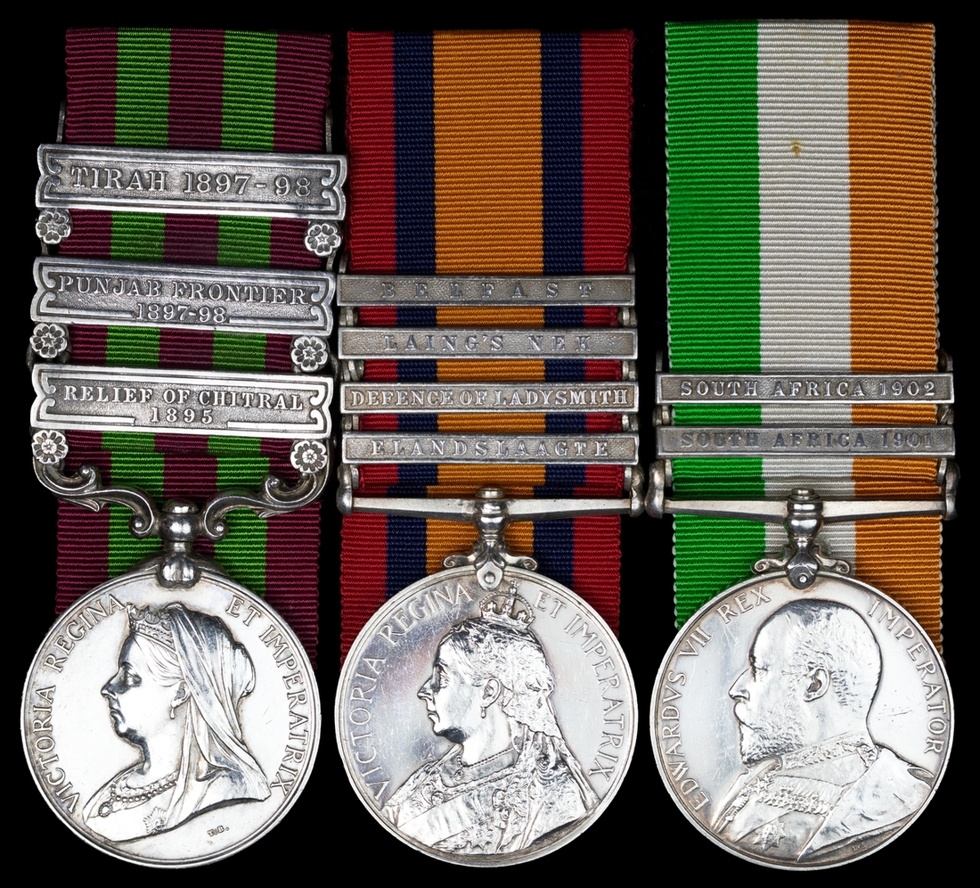 Three: Private W. H. Collier, Gordon Highlanders India General Service ...