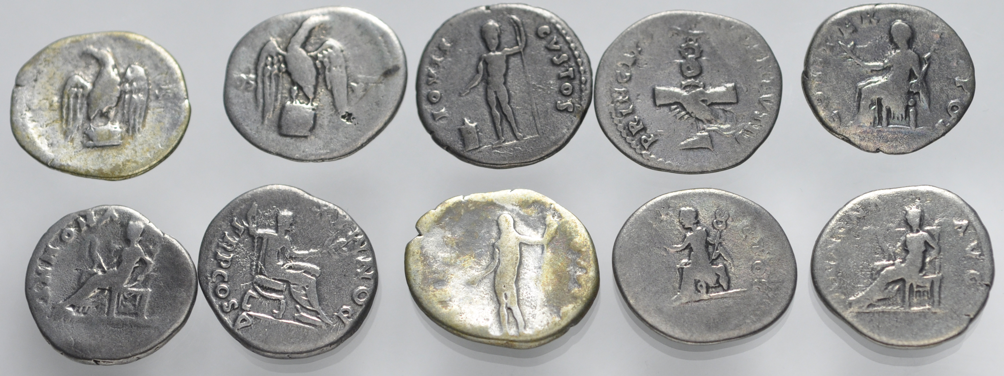 ROMAN. Imperial. Lot of ten (10) AR Denarii. | Classical Numismatic Group