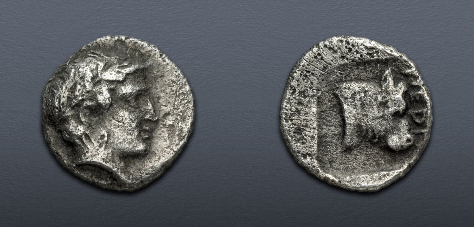 MYSIA, Pergamon. Circa 425-400 BC. AR Obol (8mm, 0.49 g, 1h). Attic ...