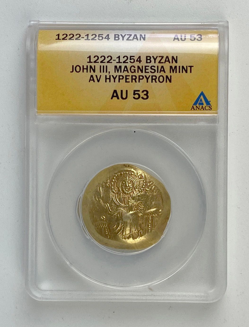 John III Ducas (Vatatzes). Emperor of Nicaea, 1222-1254. AV Hyperpyron ...