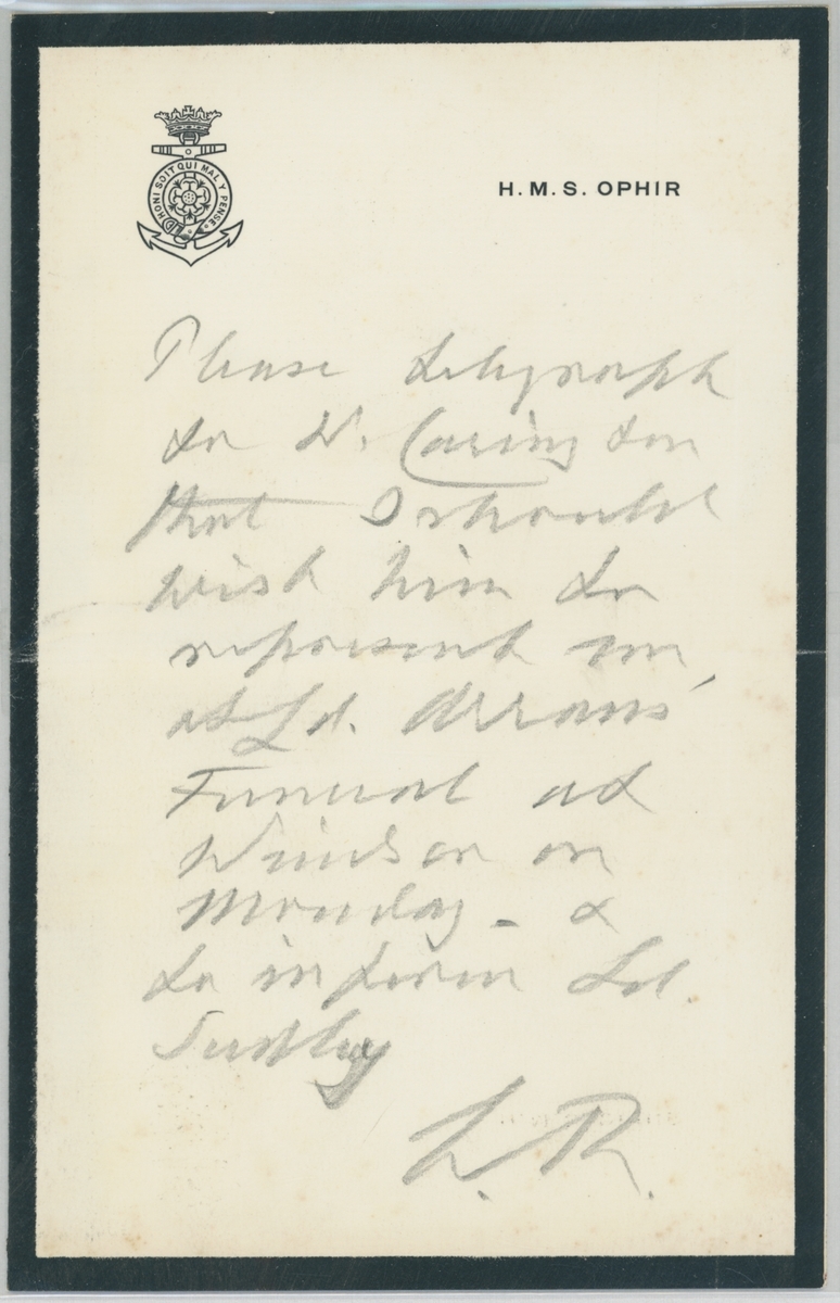 Great Britain Royalty King Edward VII 1901 Remarkable autograph ...