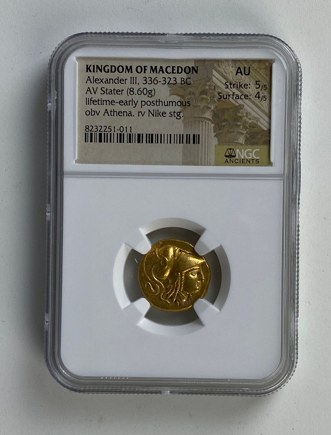 KINGS of MACEDON. Alexander III 'the Great'. 336-323 BC. AV Stater ...