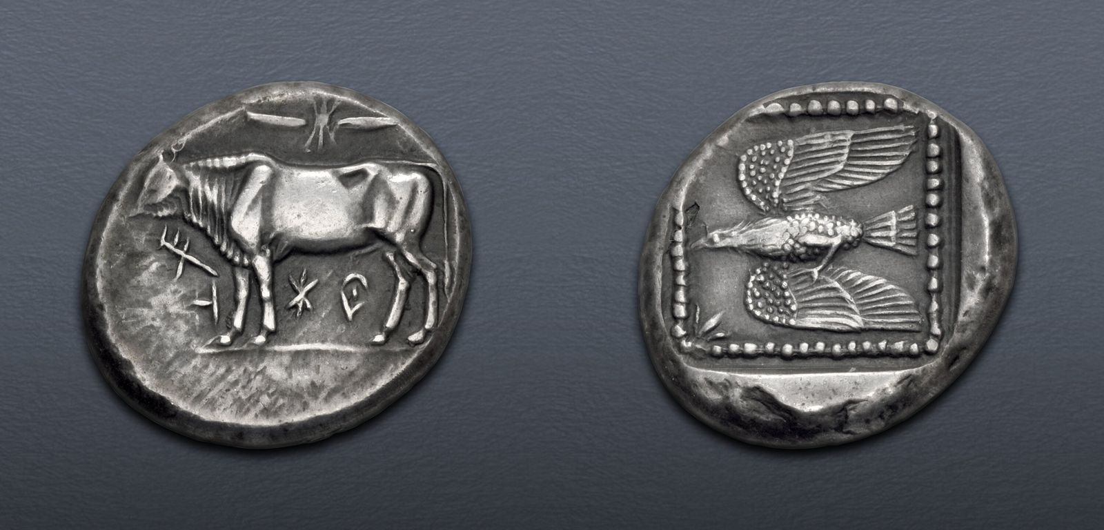 ELECTROTYPES, CYPRUS. Paphos. Aristo[...]. Mid 5th century BC ...