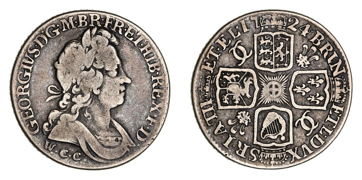 George I (1714-1727), Welsh Copper Company, Shilling, 1724 'WCC ...
