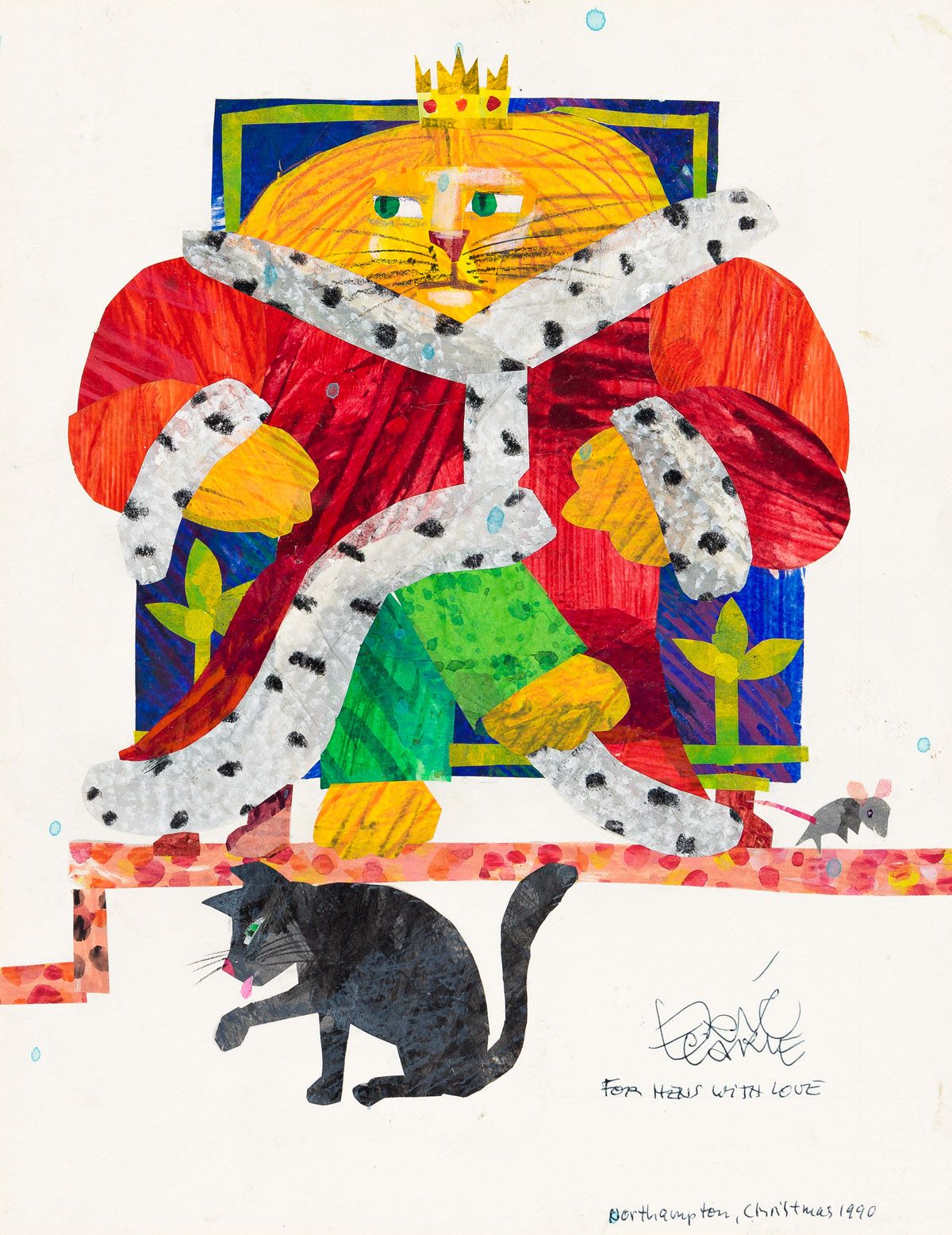 ERIC CARLE (1929-2021) King Cat and His Subjects. [CHILDRENS] | Swann ...