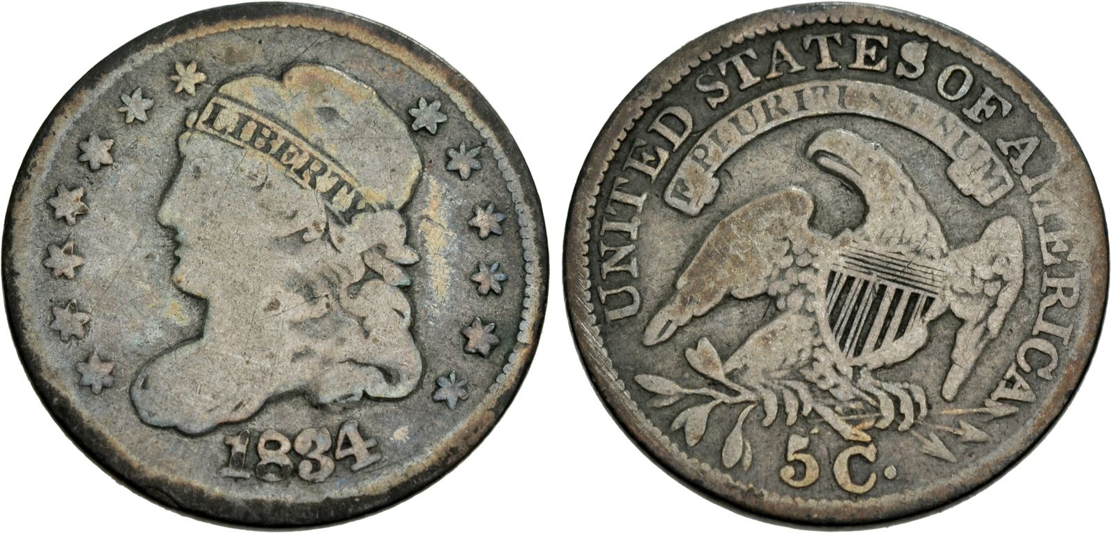 Capped Bust Half Dimes. Partial set. AG to EF details. | Classical ...