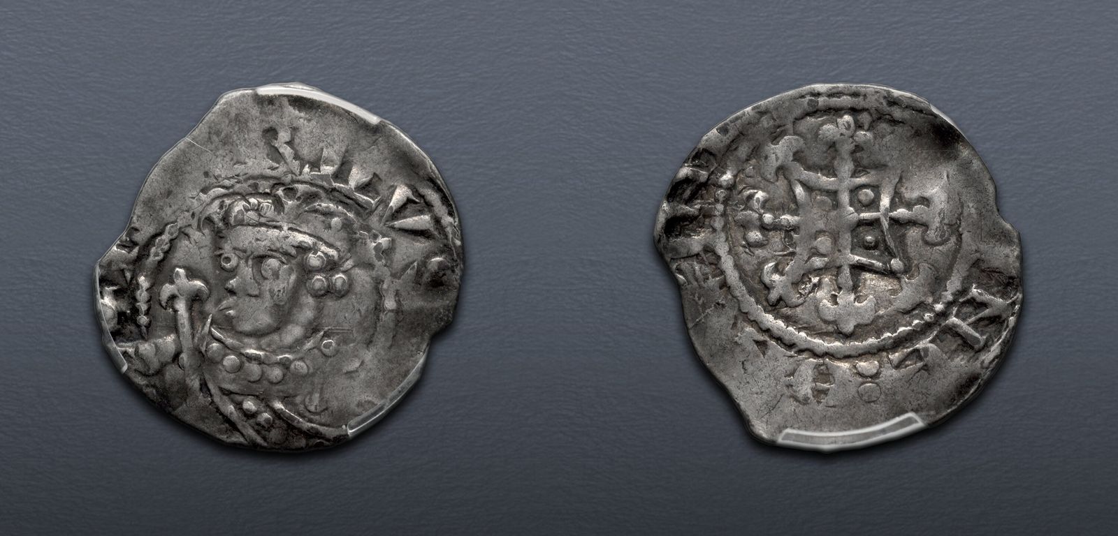 NORMAN. Henry I. 1100-1135. AR Penny (18mm, 6h). Quadrilateral on Cross ...