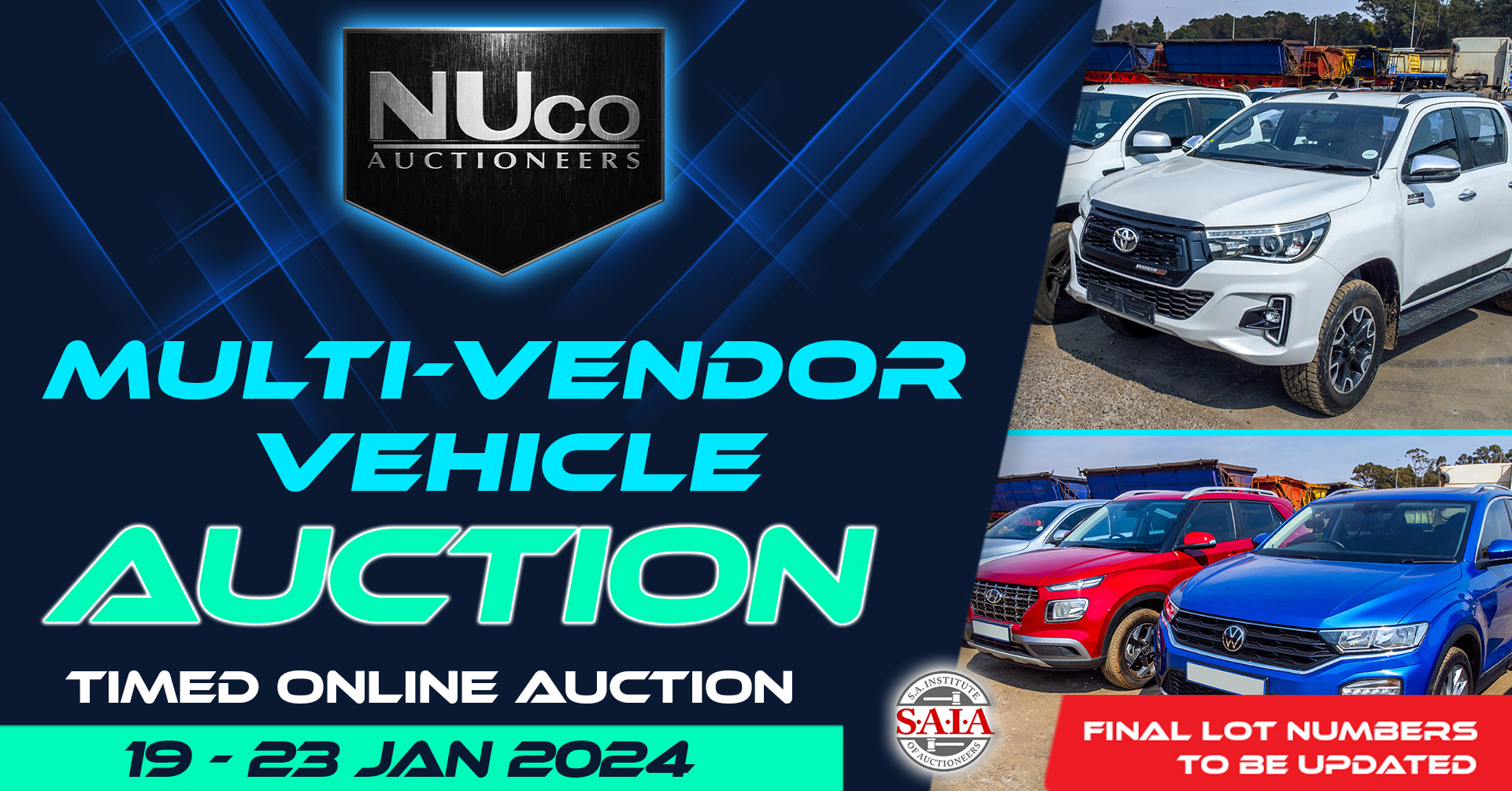 Upcoming Auctions | NUco Auctioneers
