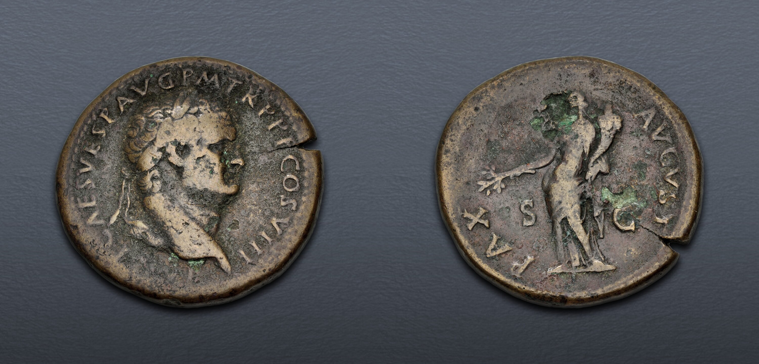 Titus. AD 79-81. Æ Sestertius (35mm, 25.63 g, 5h). Rome mint. Struck AD ...