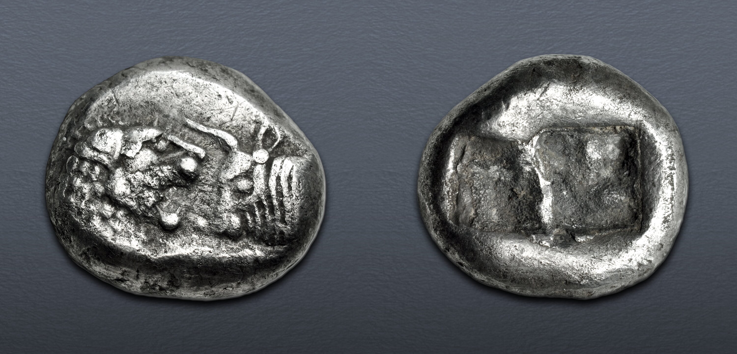 KINGS of LYDIA. temp. Cyrus – Darios I. Circa 550/39-520 BC. AR Siglos ...
