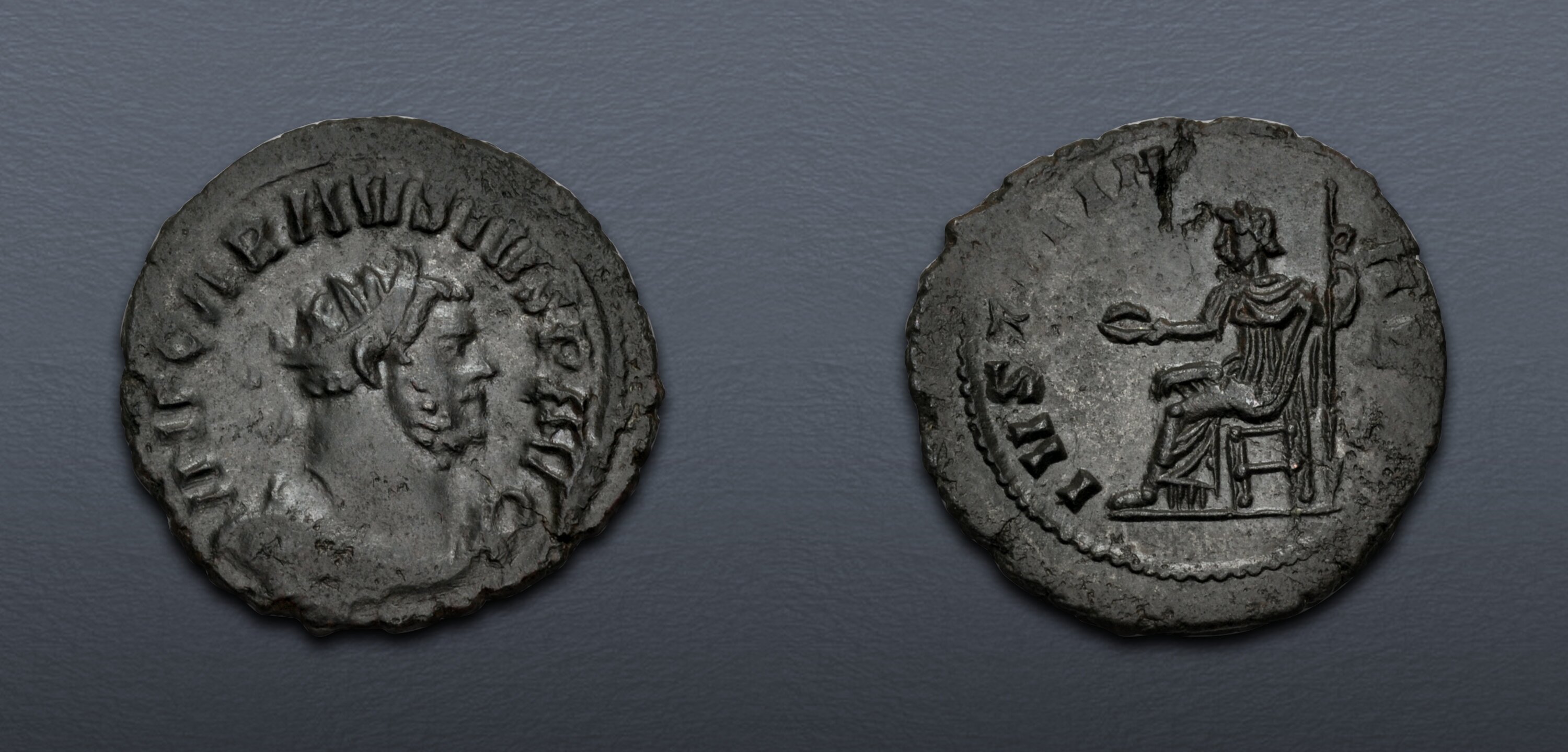 Carausius. Romano-British Emperor, AD 286-293. Antoninianus (23.5mm, 4. ...