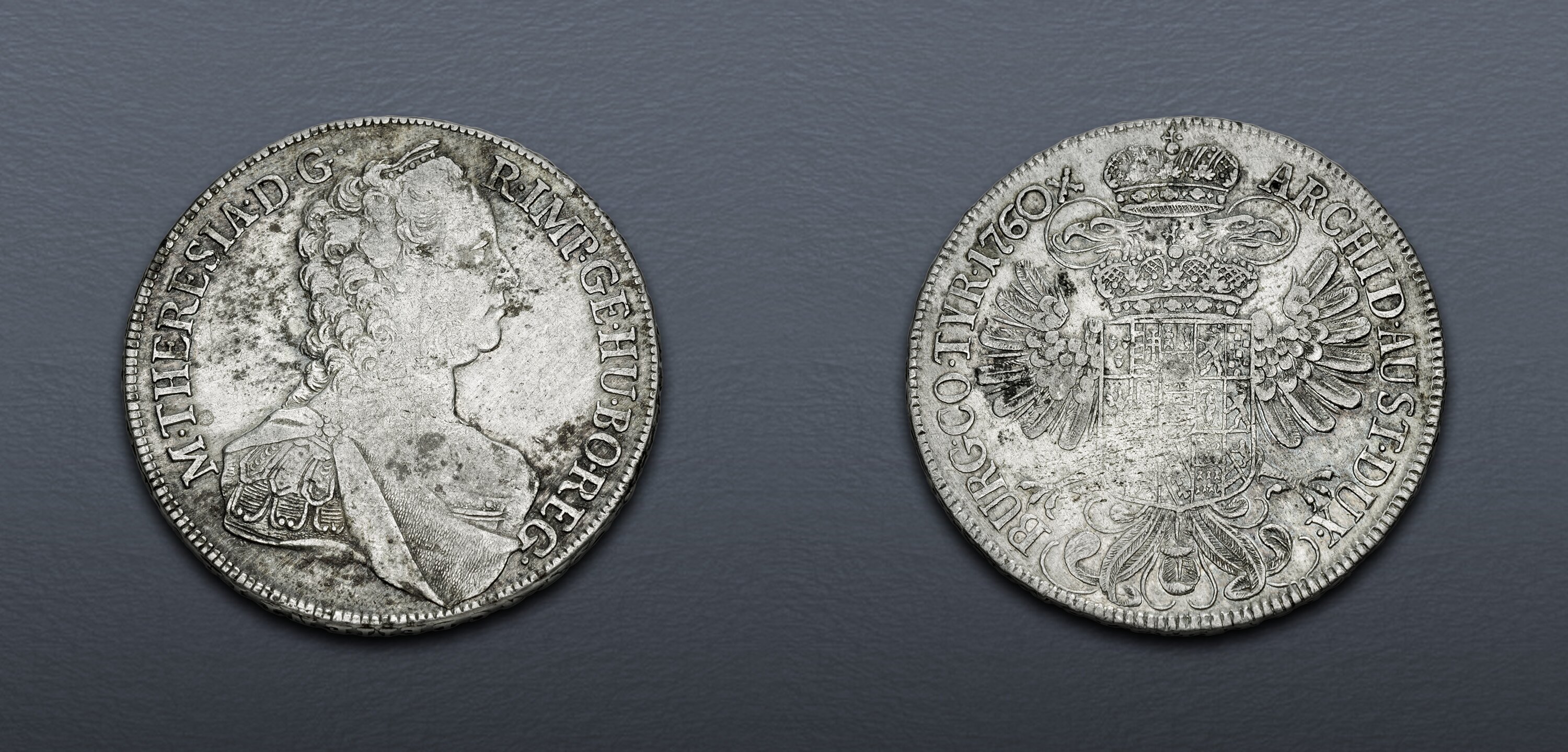 AUSTRIA, Holy Roman Empire. Maria Theresia. Empress, 1740-1780. AR ...